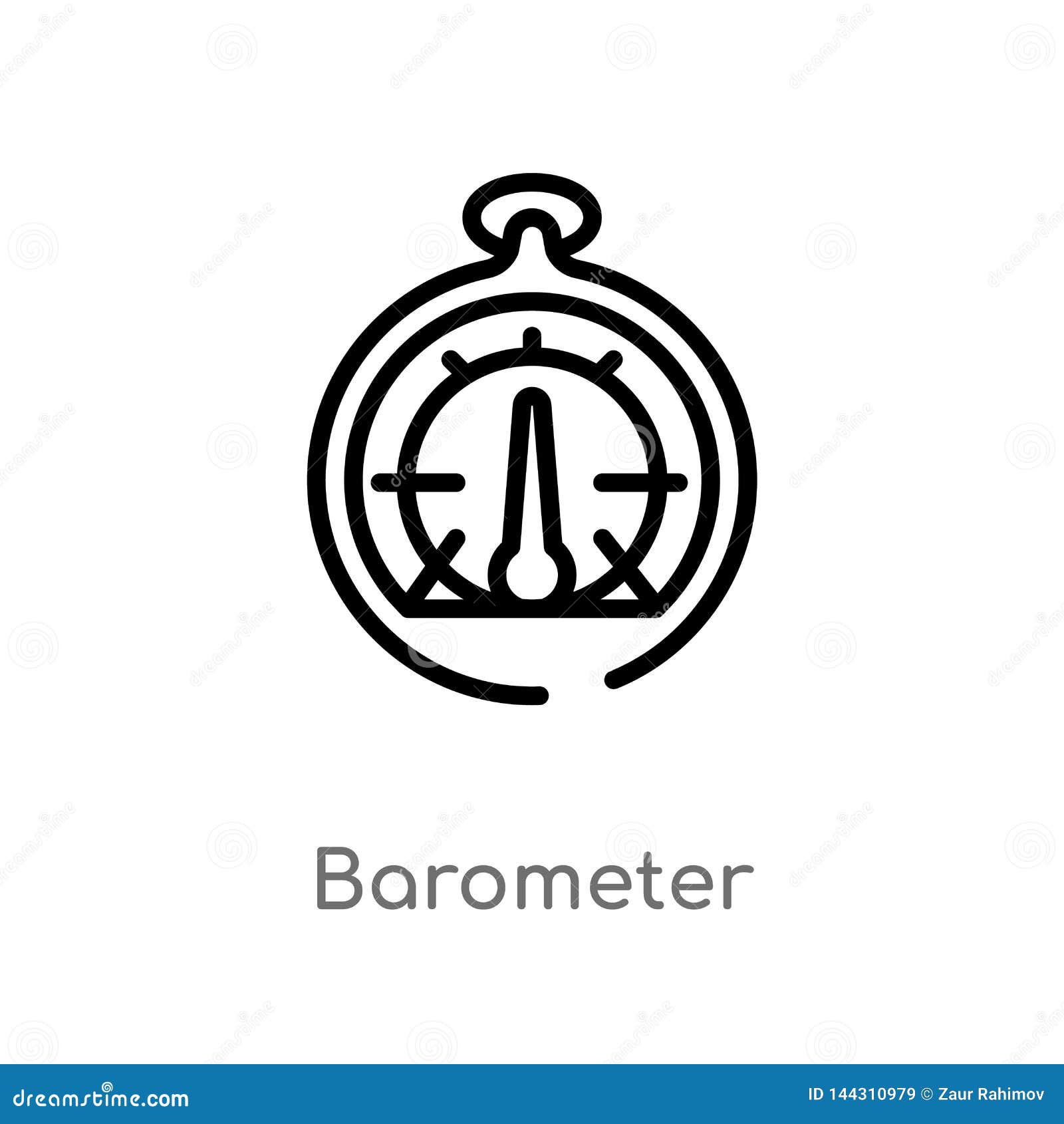 Illustration Of A Barometer That Expresses Emotions Cartoon Vector ...