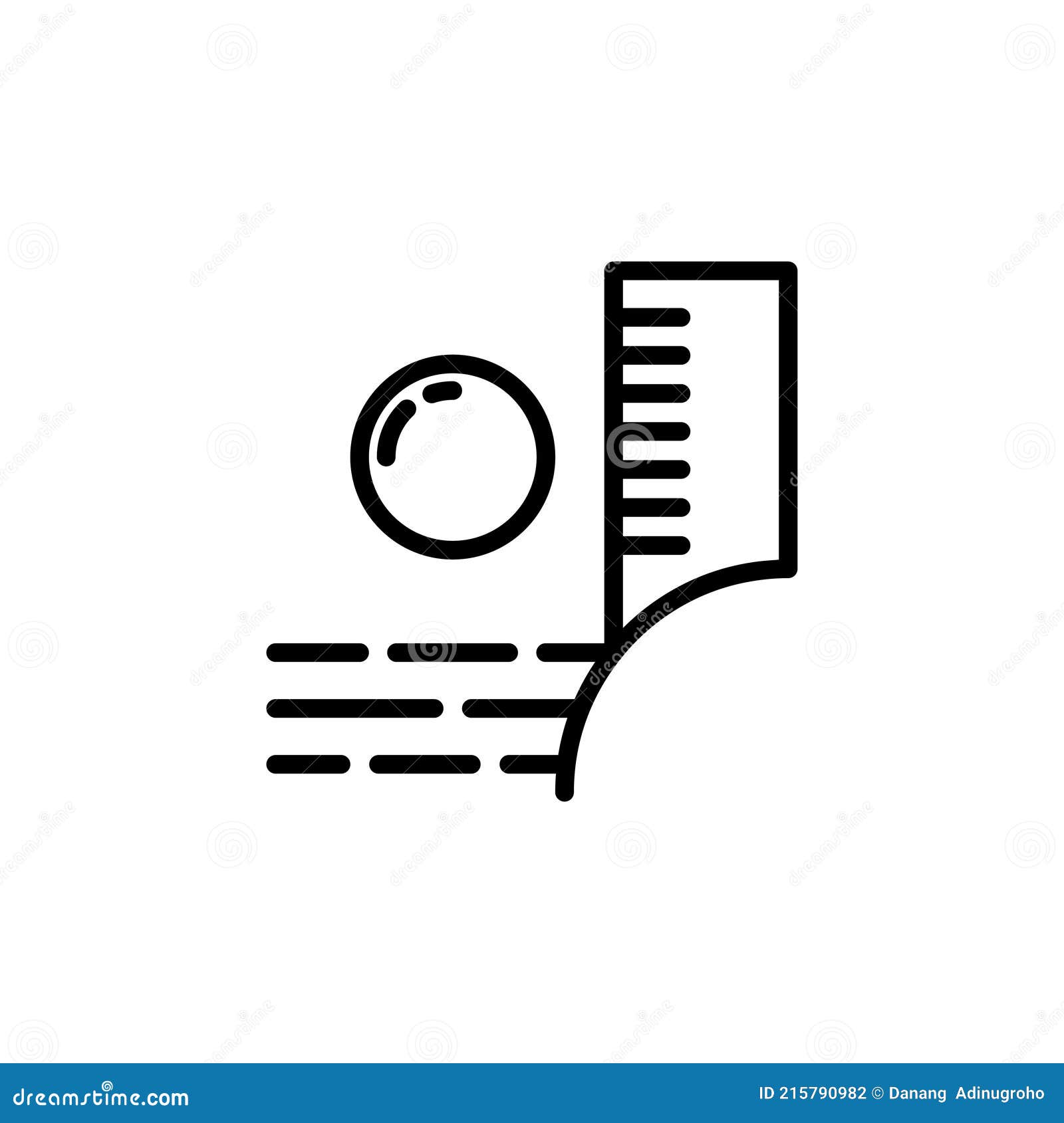 Outline Beach Icon Vector, Summer Beach Sign with Line Illustration ...