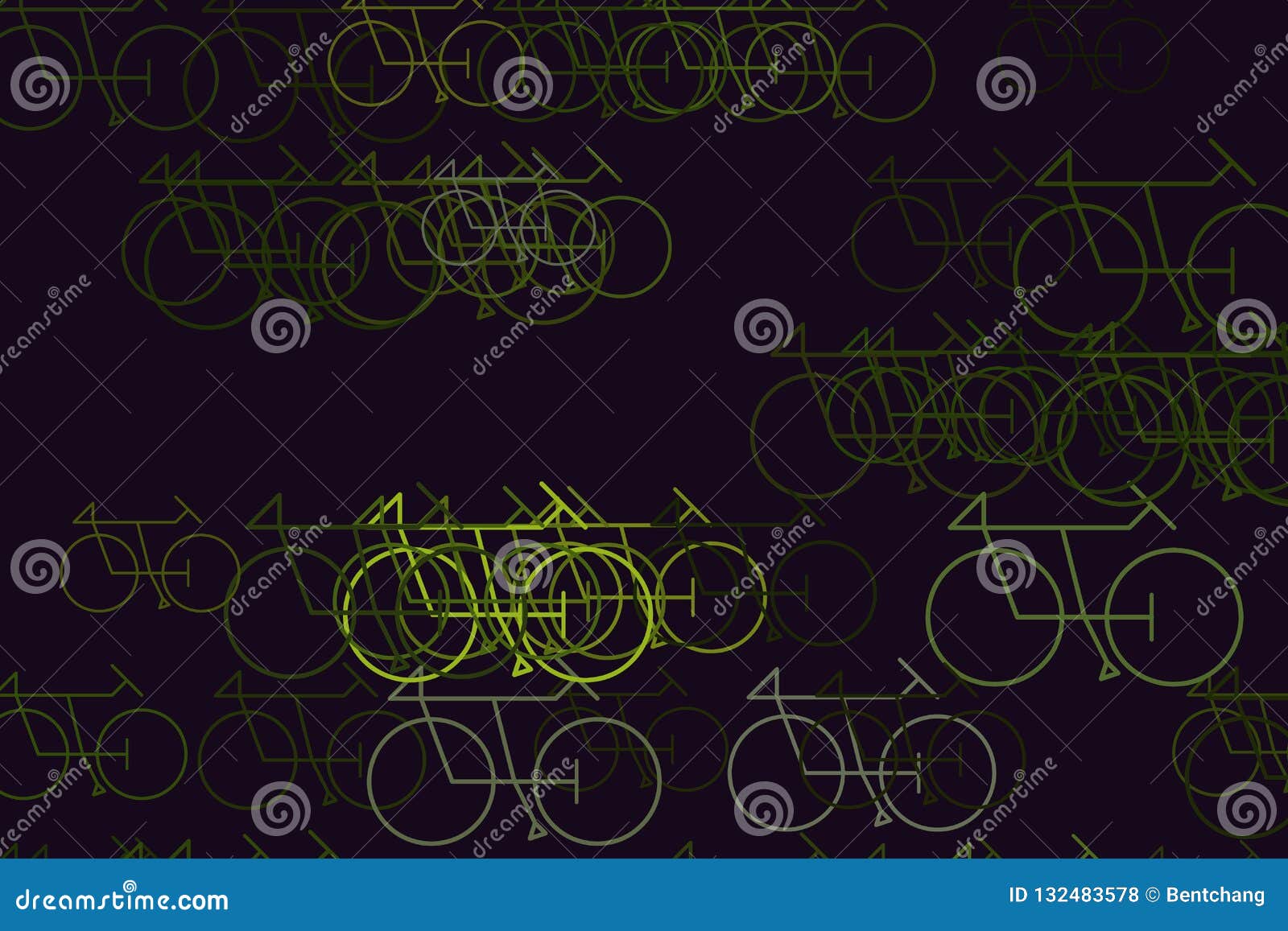 Outline of Bicycle Abstract Hand Drawn Background, Texture or Backdrop ...