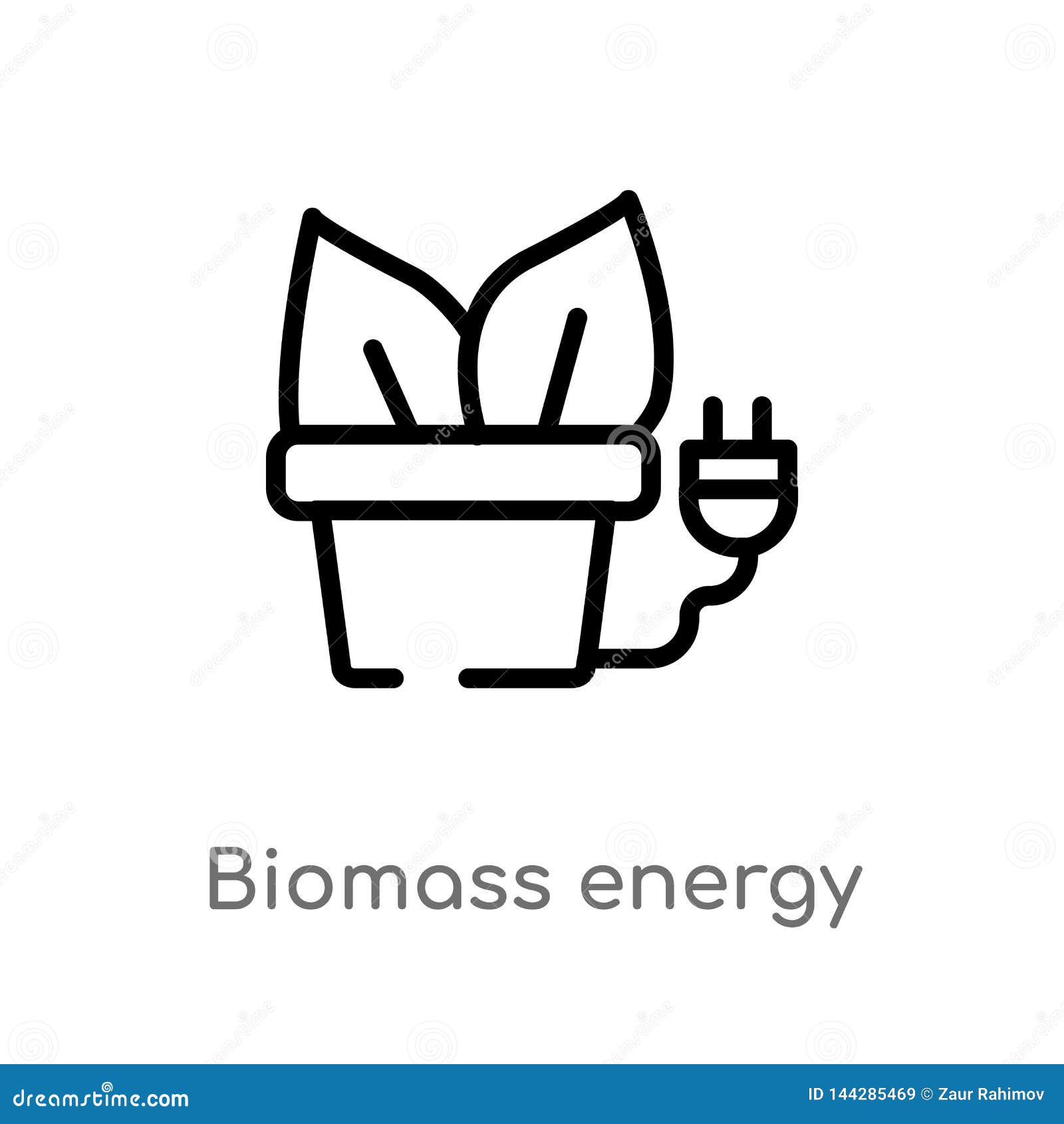 Outline Biomass Energy Vector Icon. Isolated Black Simple Line Element ... Outline Biomass Energy Vector Icon. Isolated Black Simple Line Element ...