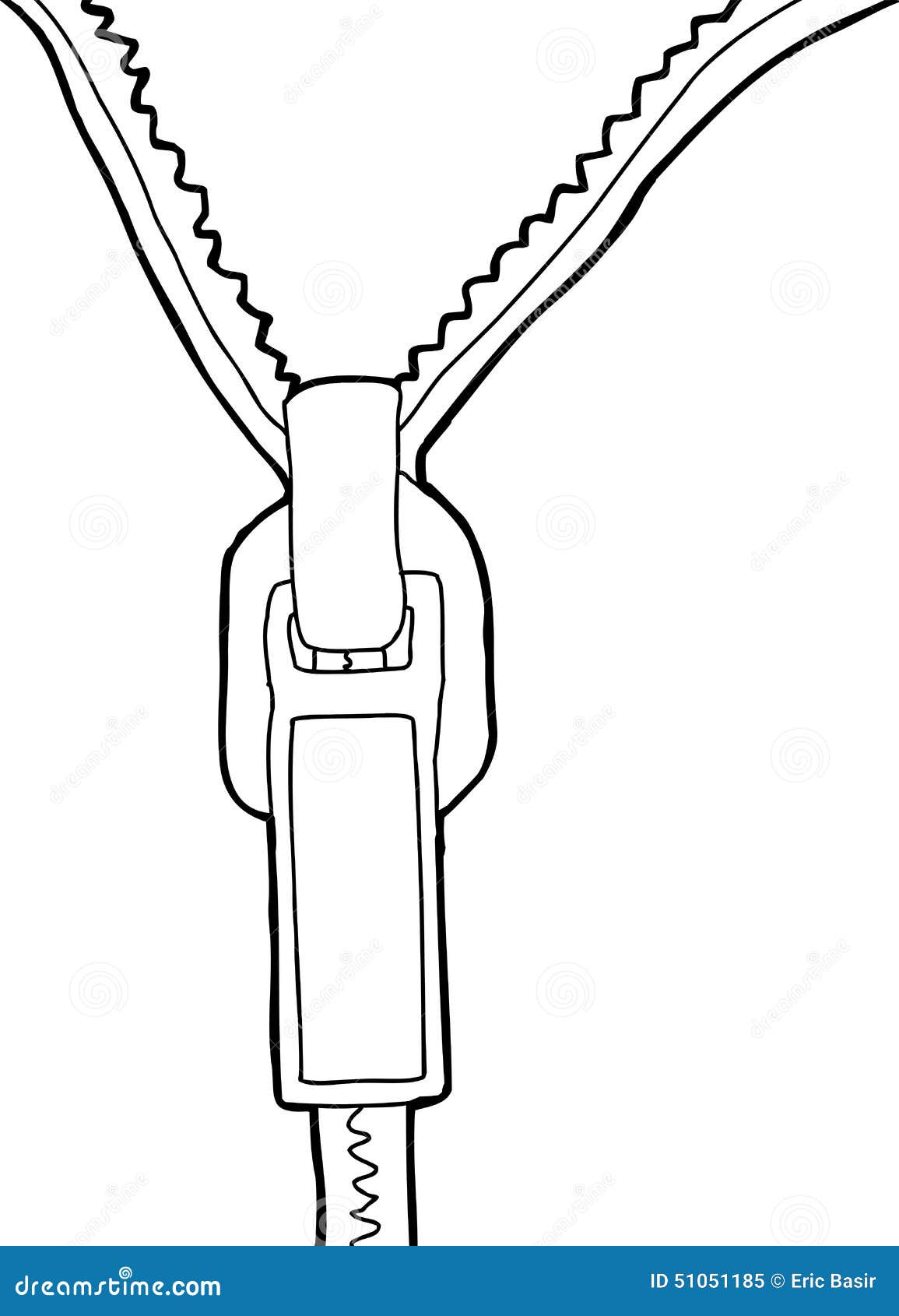 Zip Zipper Coloring Drawing Pages Do2learn Template Getdrawings Words ...