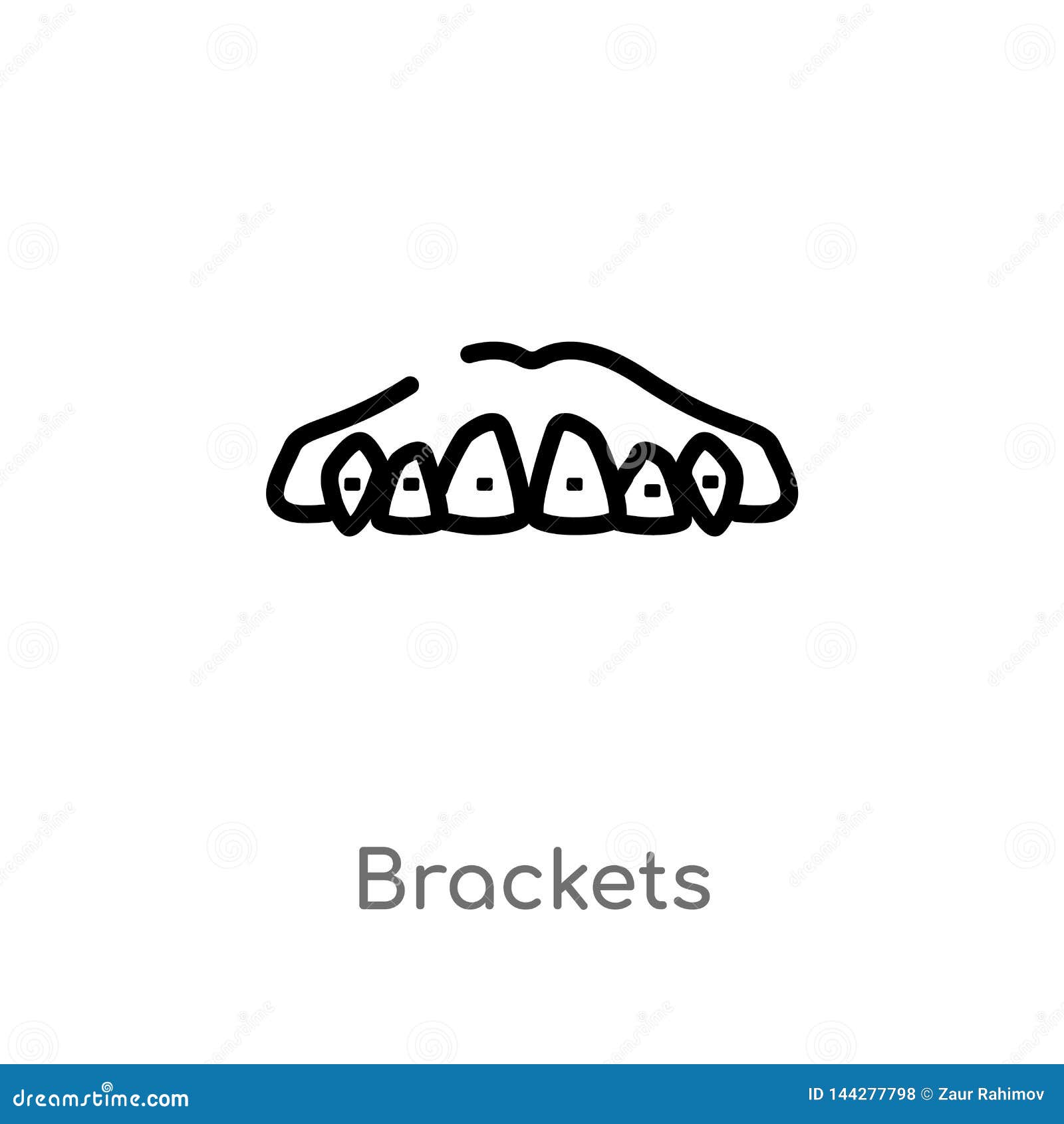 Brackets Vector Icon Isolated On Transparent Background, Bracket ...