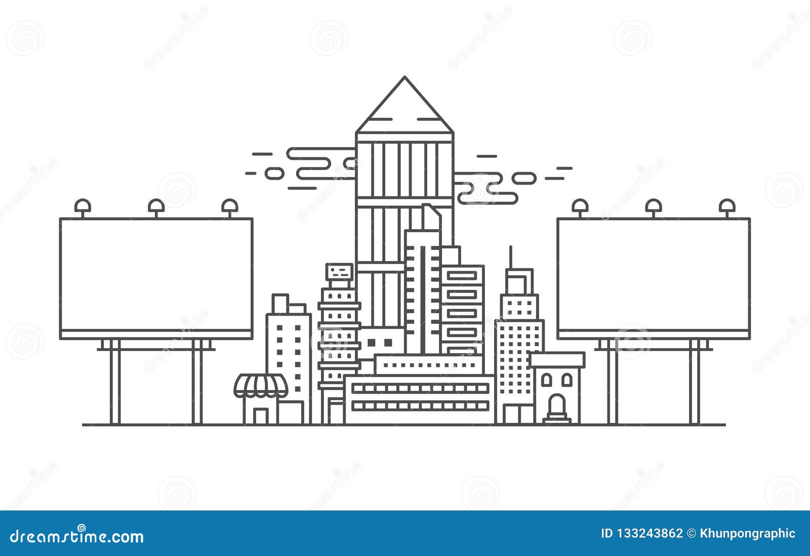 Outline Dpr/mpr Building Vector Icon. Isolated Black Simple Line ...