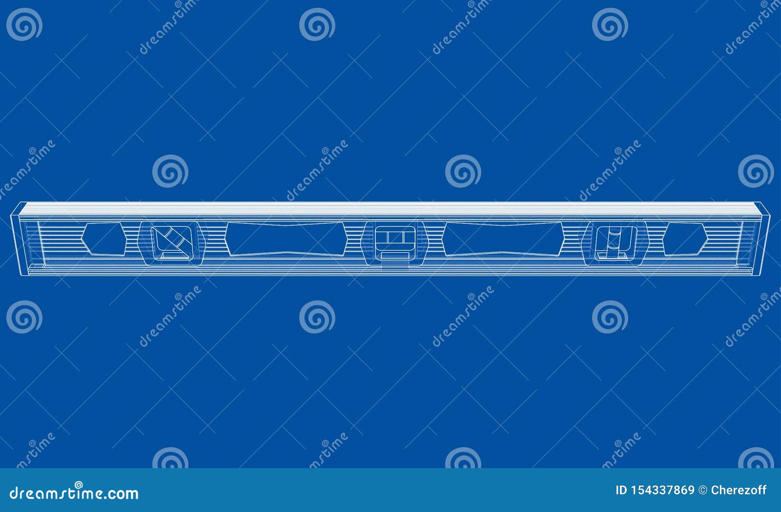 Outline Building Level. Vector Stock Vector - Illustration of measure ...