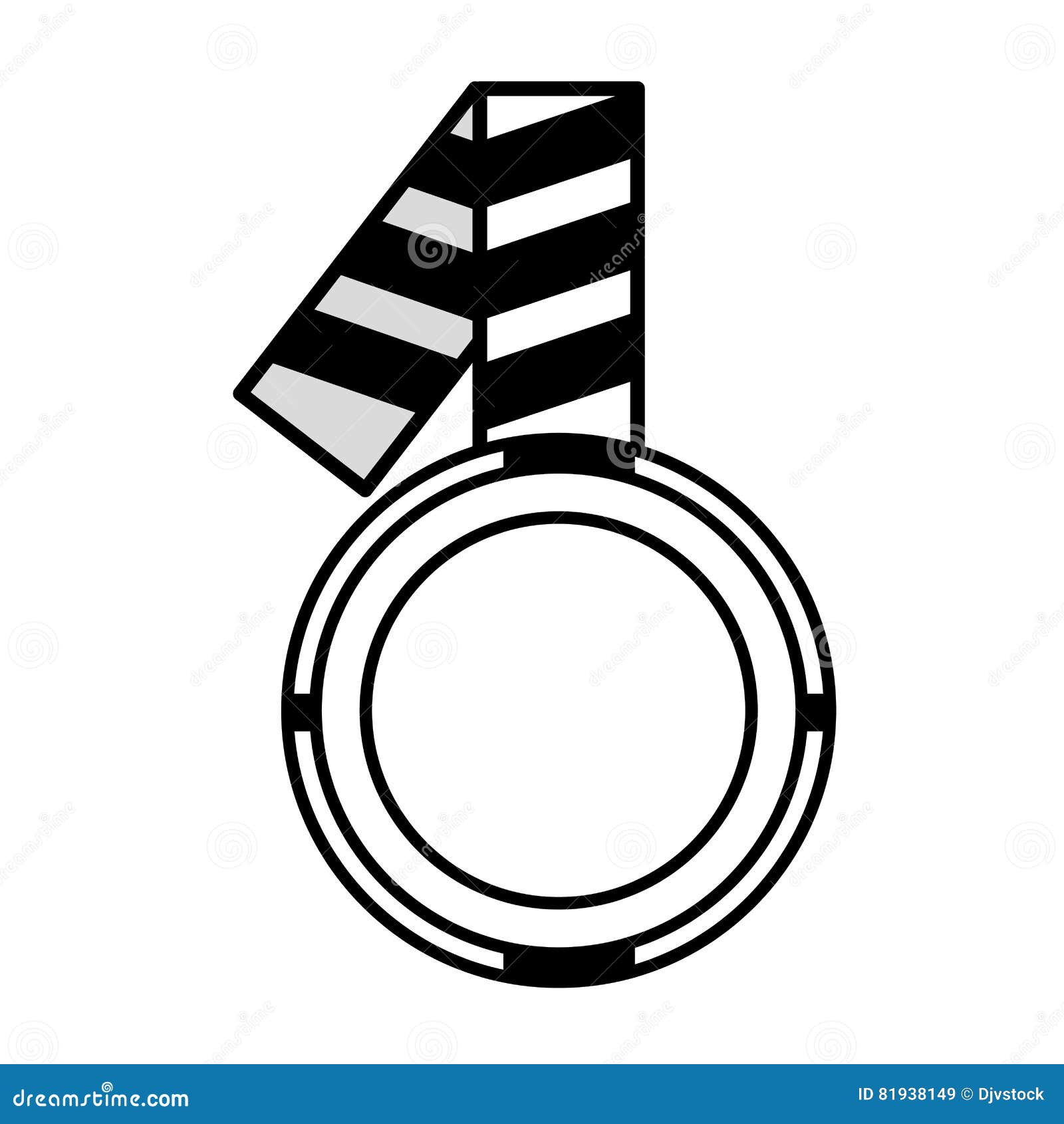Outline Caution Vector Icon. Isolated Black Simple Line Element ...