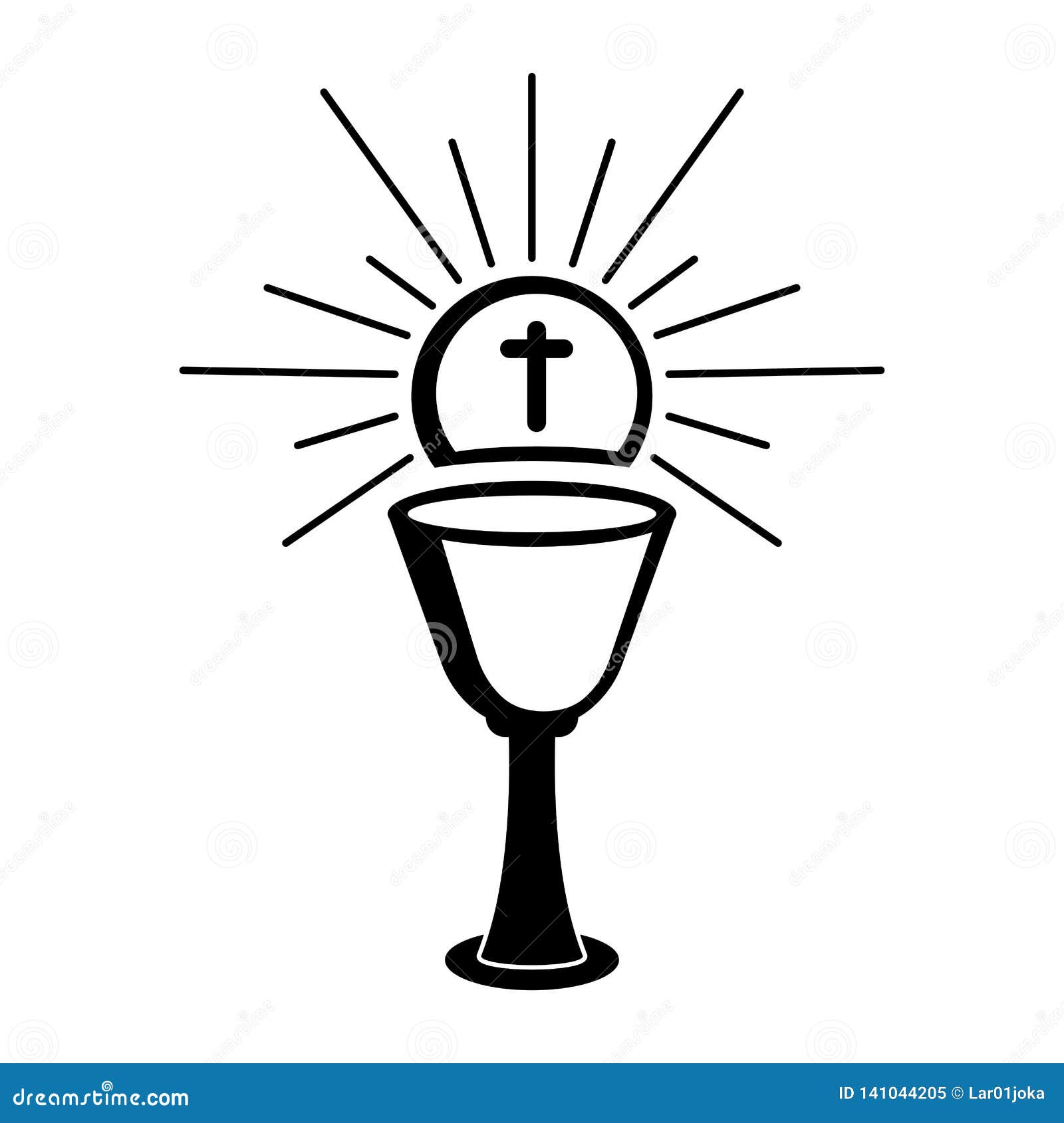 Outline of a Chalice and Host Stock Vector - Illustration of vector ... Outline of a Chalice and Host Stock Vector - Illustration of vector ...