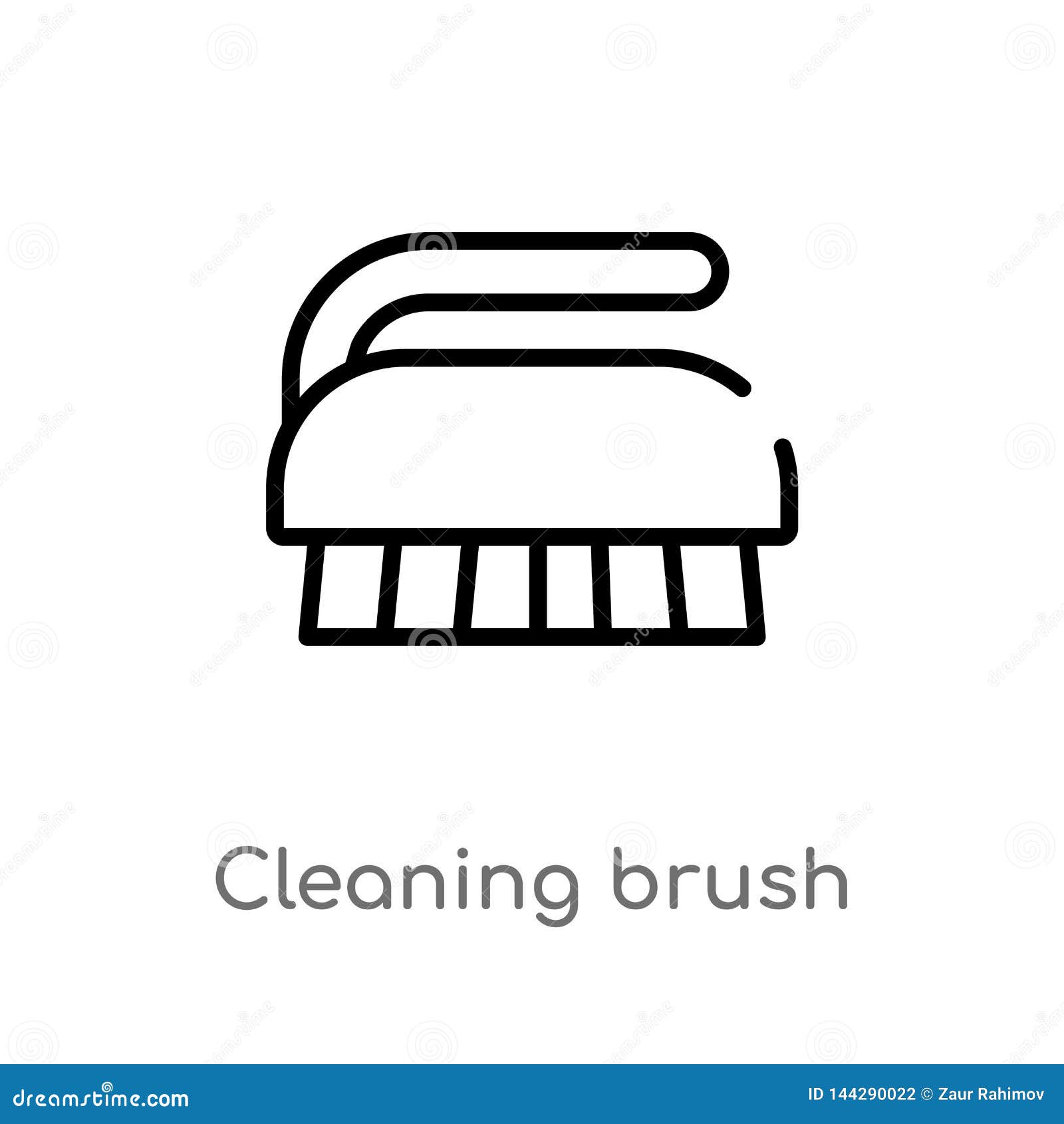 Outline Cleaning Products Vector Icon. Isolated Black Simple Line ...
