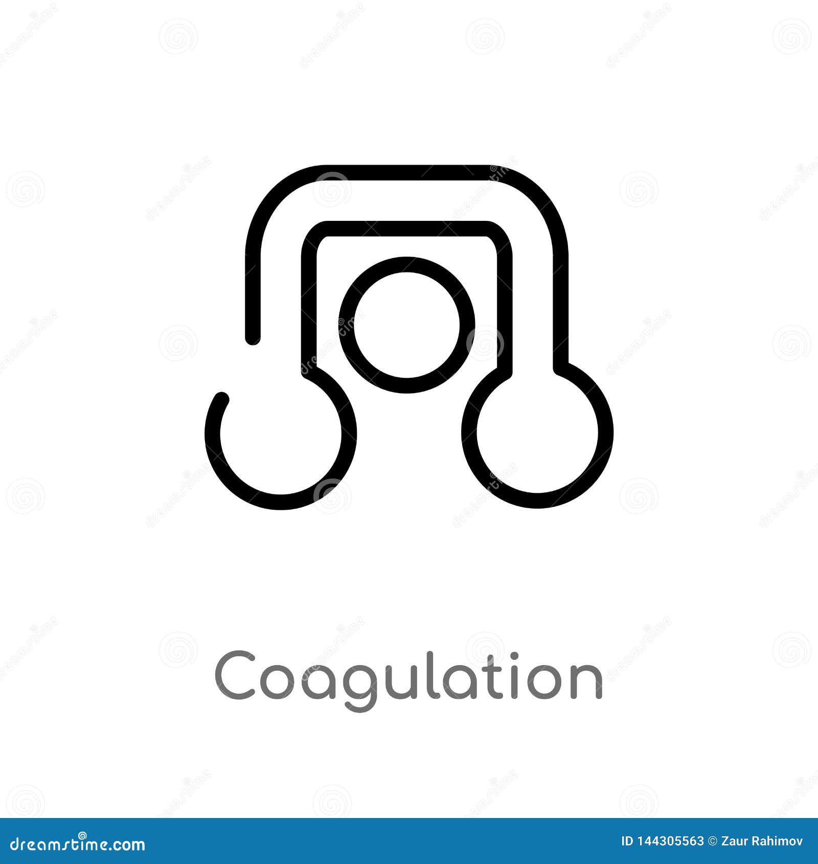 Coagulation Icon Vector Isolated On White Background, Logo Concept Of ...