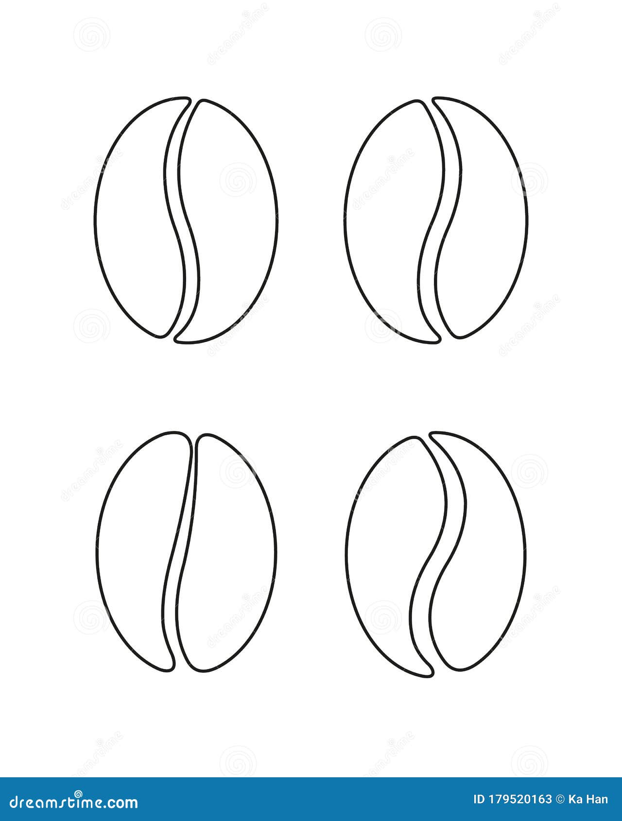 Outline Coffee Bean Icon Vector, Simple Coffee Bean Images Stock Vector ... Outline Coffee Bean Icon Vector, Simple Coffee Bean Images Stock Vector ...