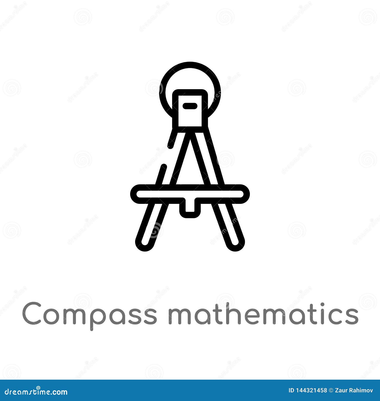 Compass Mathematics Tool For Drawing Circles Icon On White Background ... Compass Mathematics Tool For Drawing Circles Icon On White Background ...