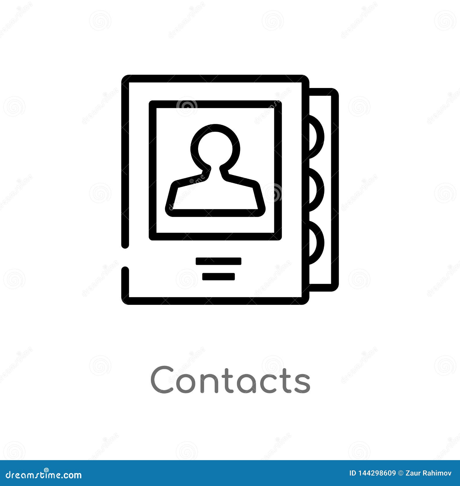 Contacts Vector Outline Icon Set | CartoonDealer.com #56372360 Contacts Vector Outline Icon Set | CartoonDealer.com #56372360