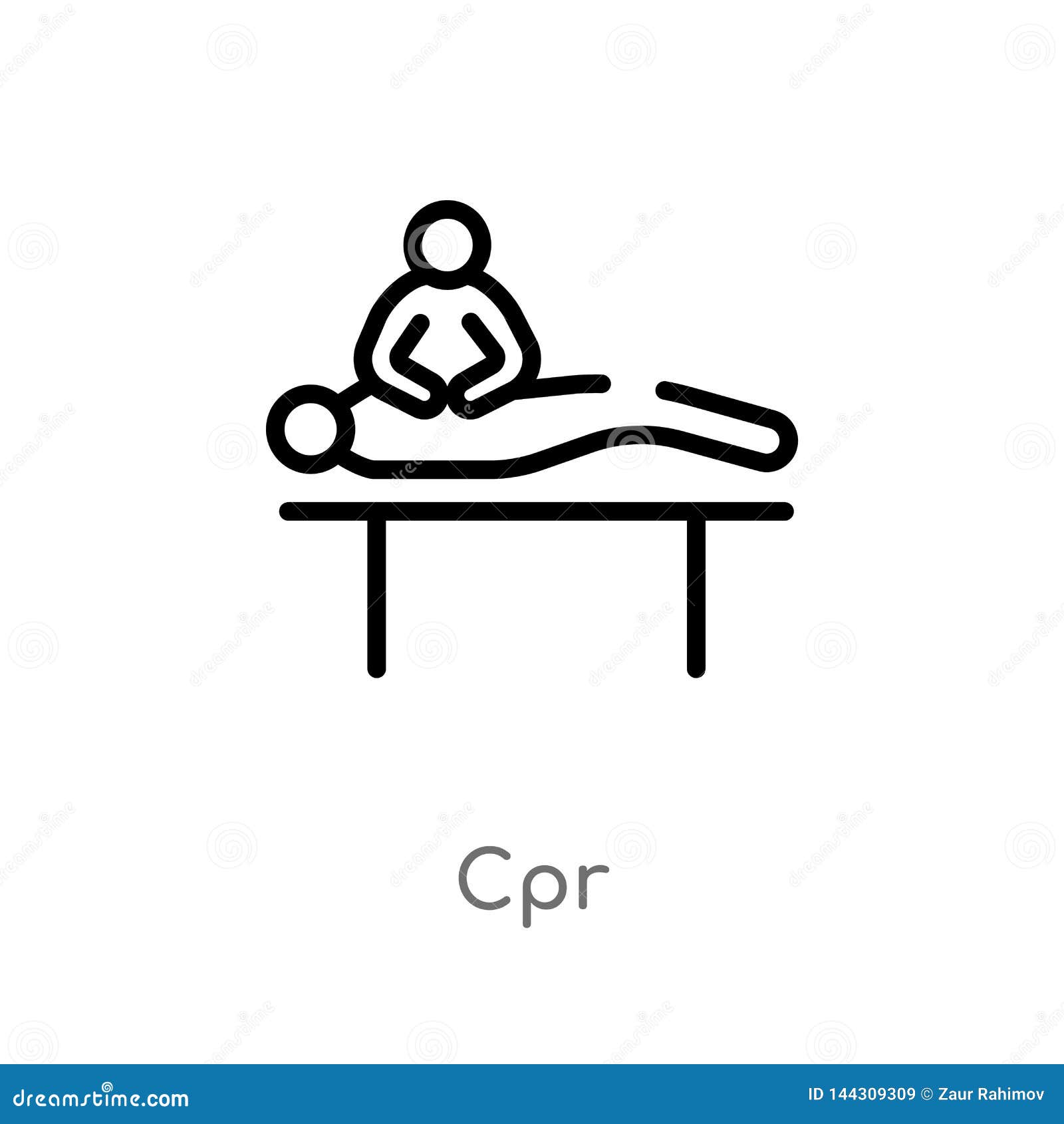 Emergency Cpr First Aid Cartoon Vector | CartoonDealer.com #49716207