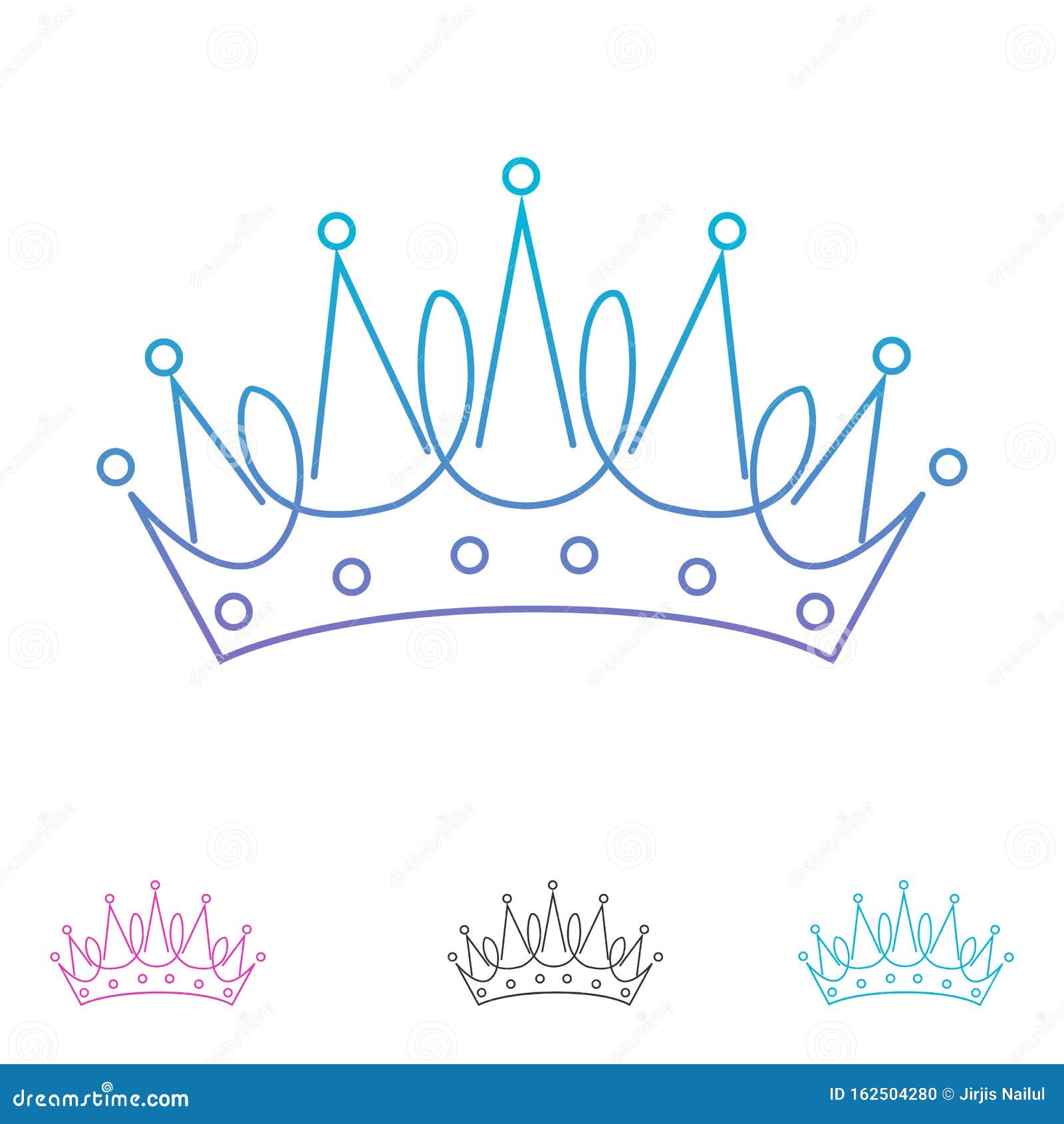 Outline Creative Crown Abstract Logo Design Vector Template Stock ... Outline Creative Crown Abstract Logo Design Vector Template Stock ...