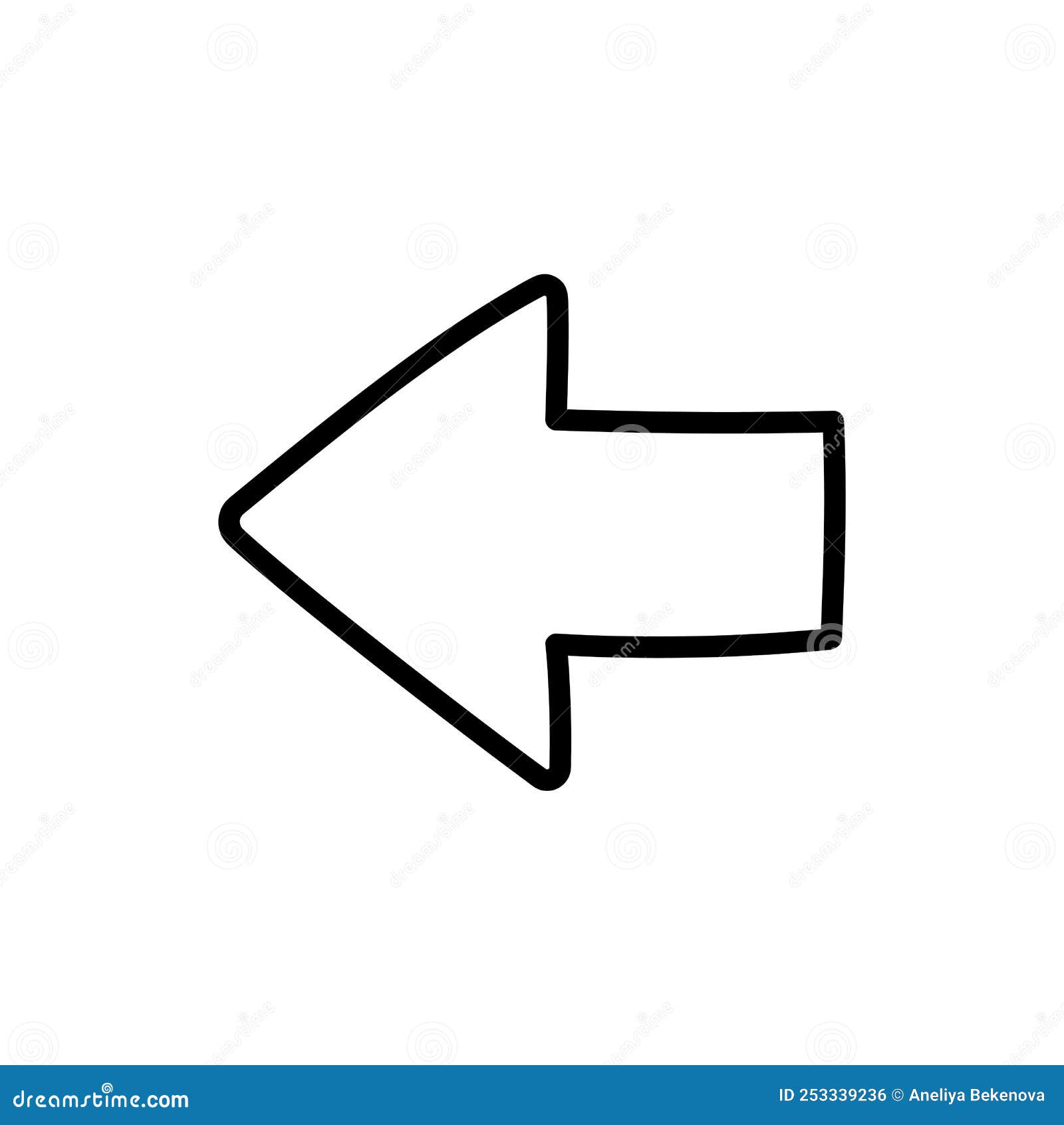Outline Cursor Icons Computer Cursor In Black Mouse Pointer In Line Pointer Mouse And Hand In
