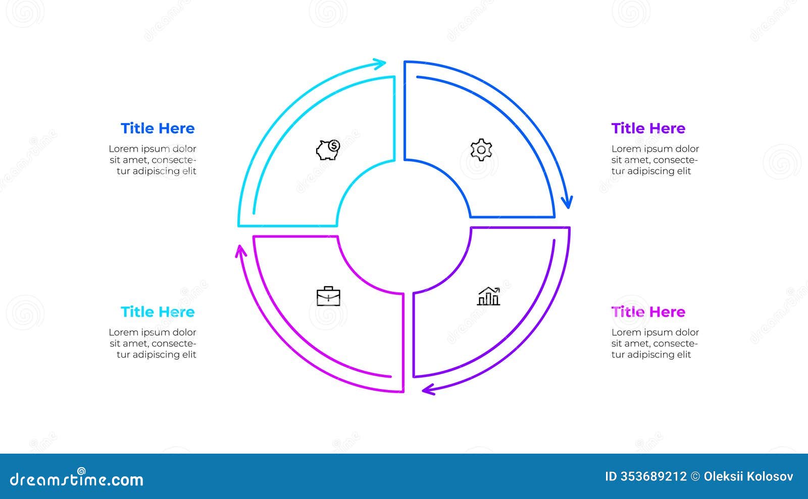 Outline Cycle Diagram Divided into 4 Sectors. Design Concept of Three ... Outline Cycle Diagram Divided into 4 Sectors. Design Concept of Three ...