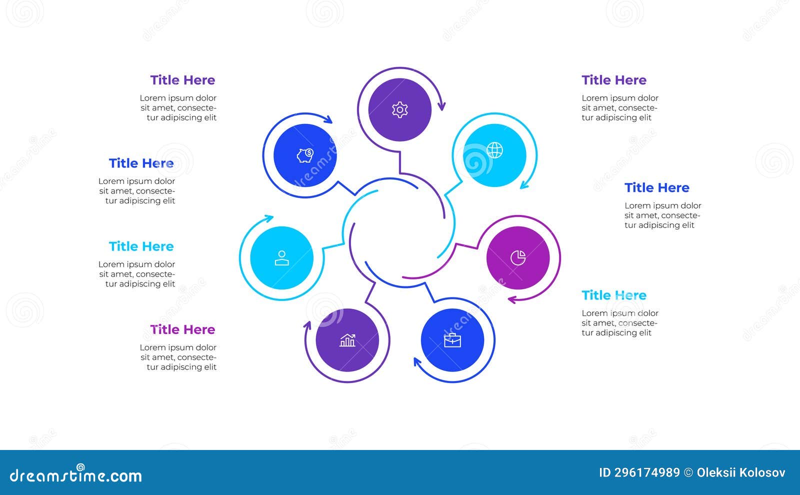 Outline Cycle Diagram. Infographic With 5 Options, Parts, Steps Or ... Outline Cycle Diagram. Infographic With 5 Options, Parts, Steps Or ...