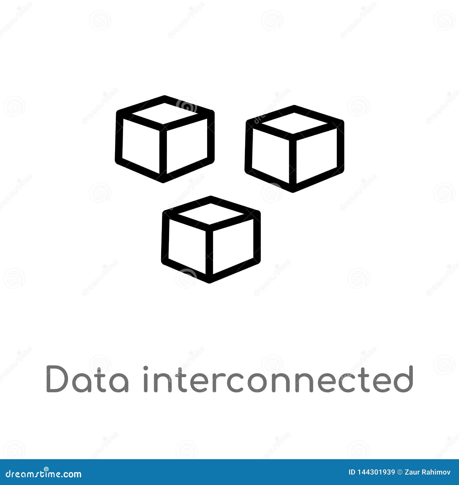 Data Interconnected Vector Icon On White Background. Flat Vector Data ... Data Interconnected Vector Icon On White Background. Flat Vector Data ...