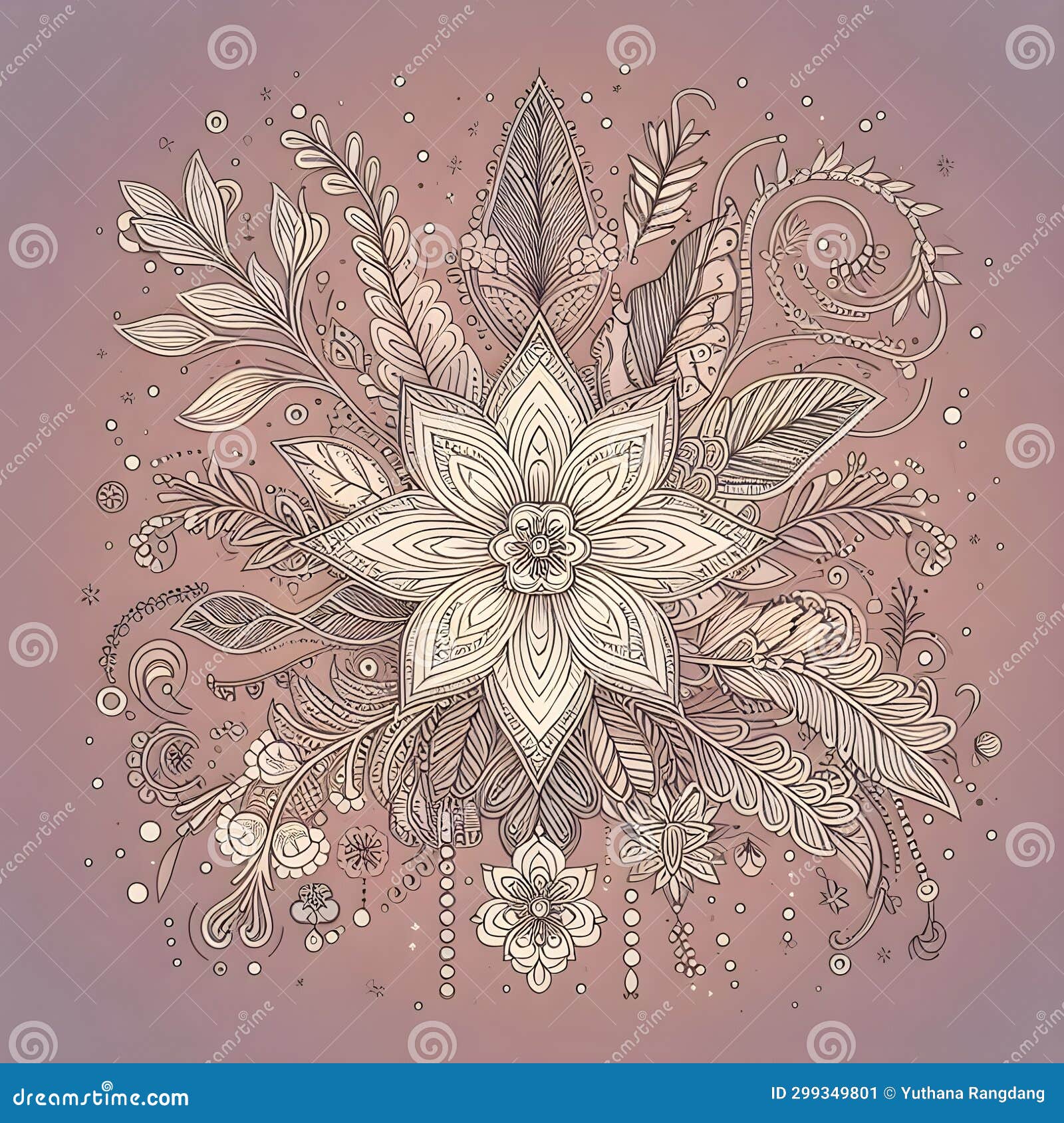Outline Design of an Extra Small and Thin Line Art of Floral Wall Art ...