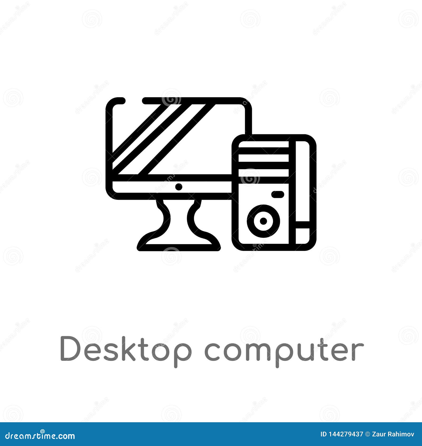 Simple Desktop Computer Stock Illustrations – 8,140 Simple Desktop ...