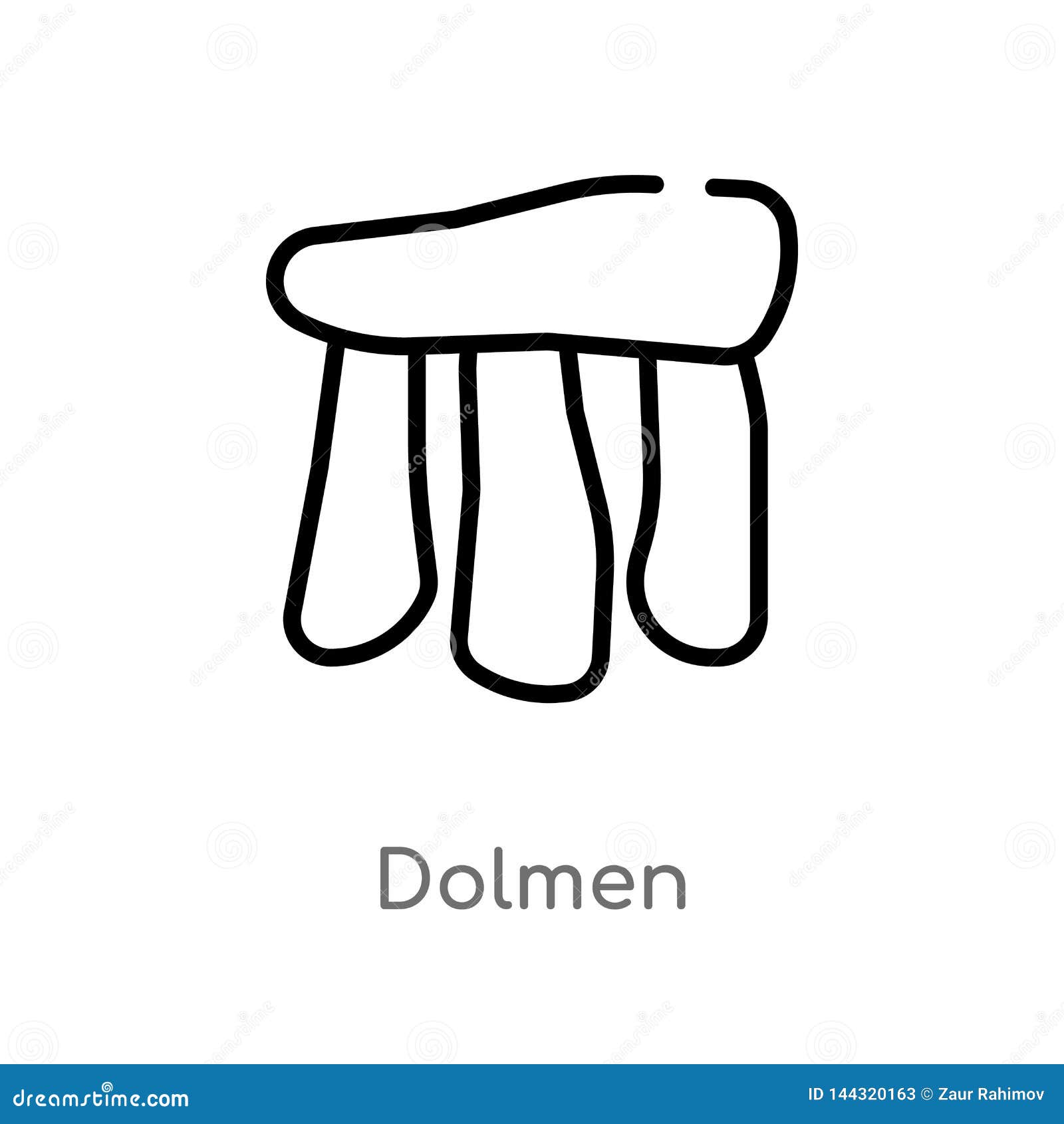 Dolmen Icon On White Background. Simple Element Illustration From Stone ...