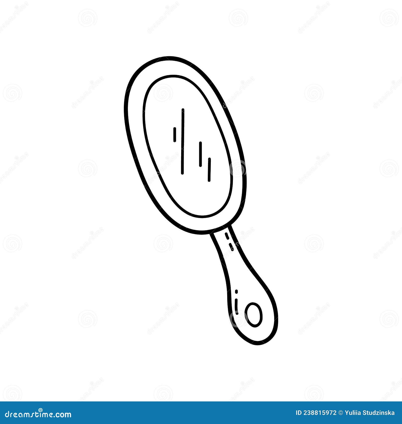 Outline doodle mirror stock vector. Illustration of goods - 238815972