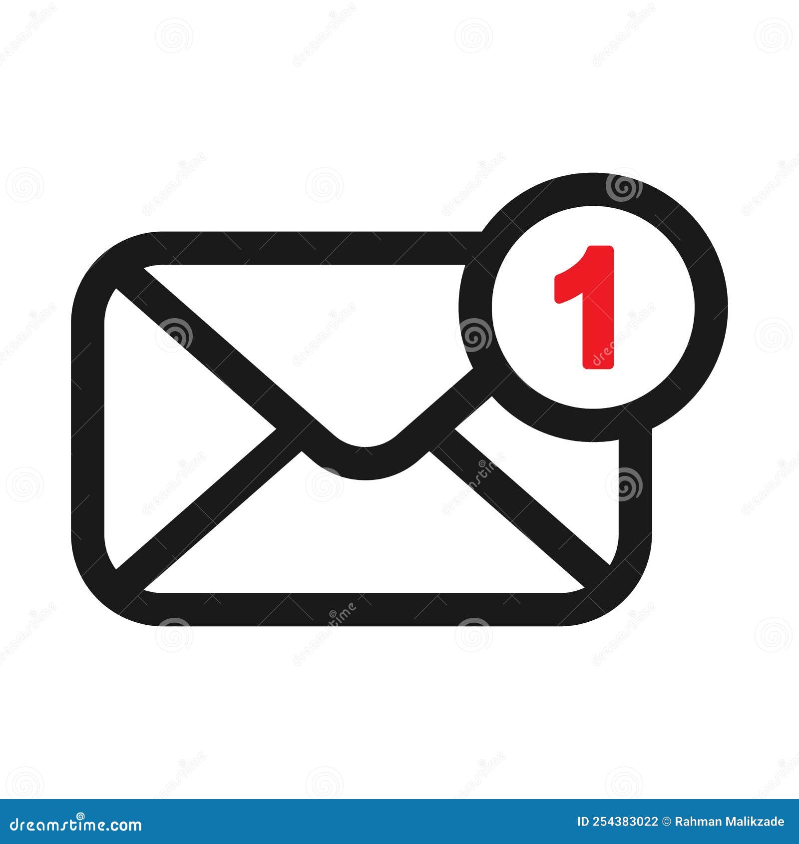 Outline Email Icon. Line Mail Symbol For Website Design Vector ...