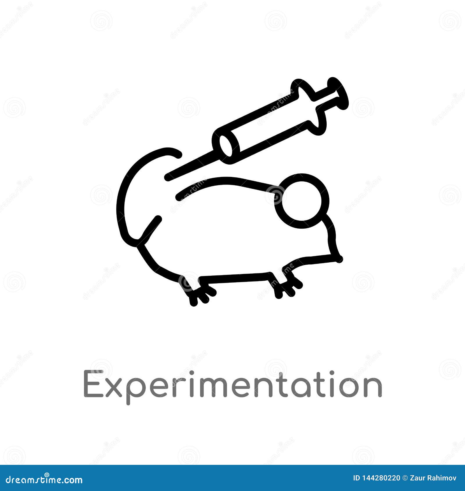 Experimentation Vector Icon On White Background. Flat Vector ...