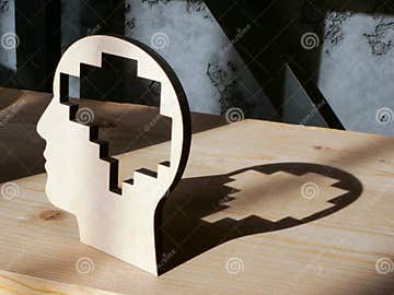 The Outline of the Head Casts Shadow. Psychology, Thinking and Problem ...