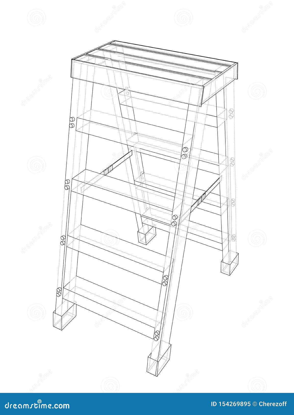 Outline Household Steps. Vector Stock Vector - Illustration of design ...