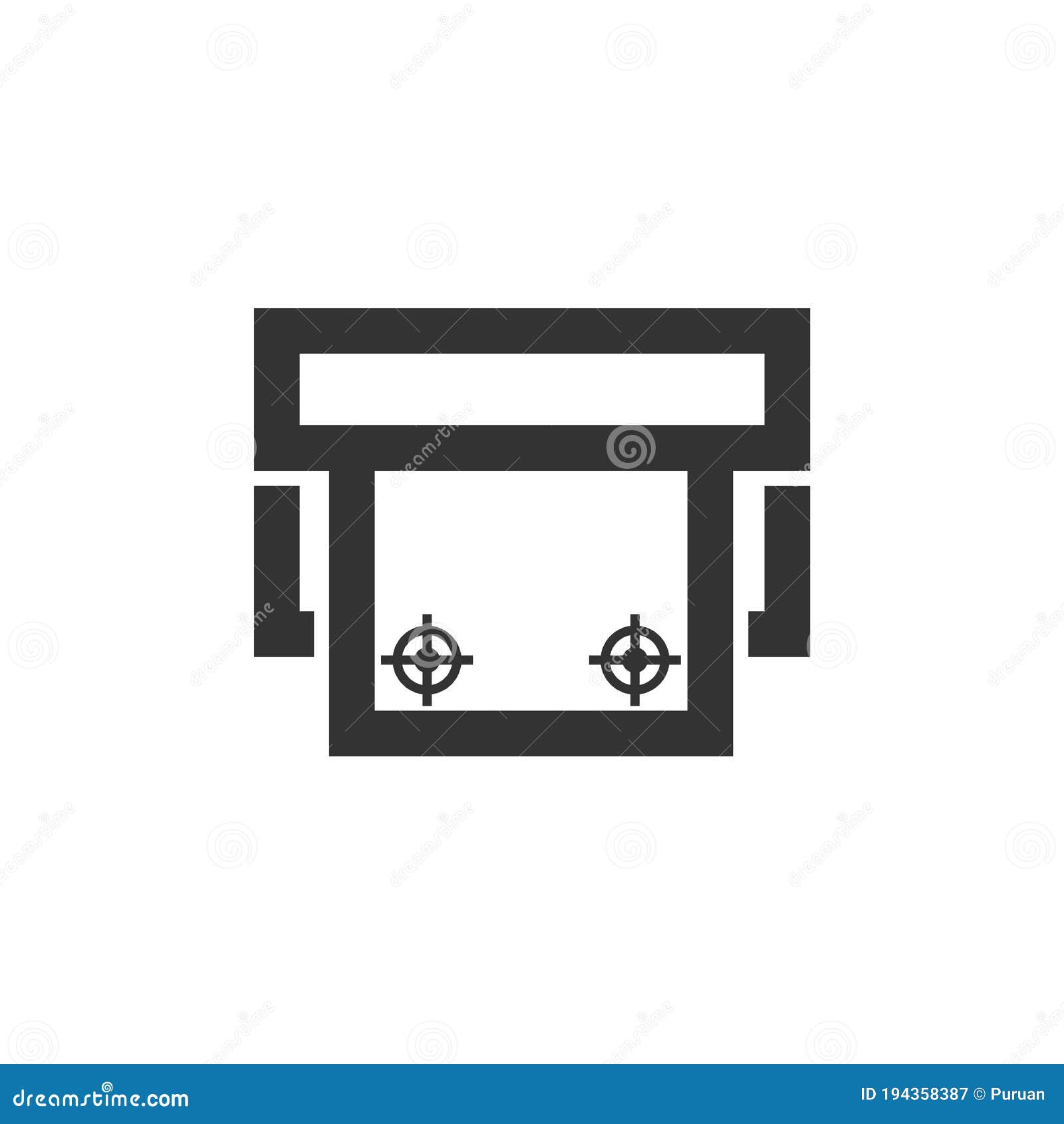 Outline Icon - Printing Rollers Stock Vector - Illustration of offset ...