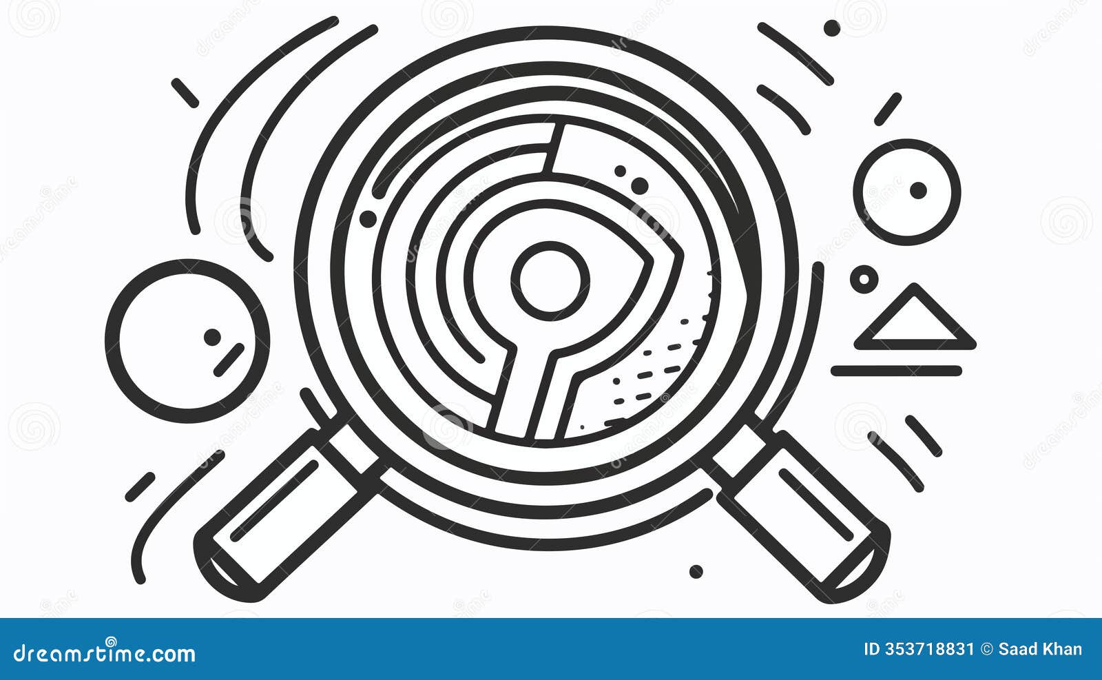 Professional Quality Research Inspection Outline Icon Vector ...