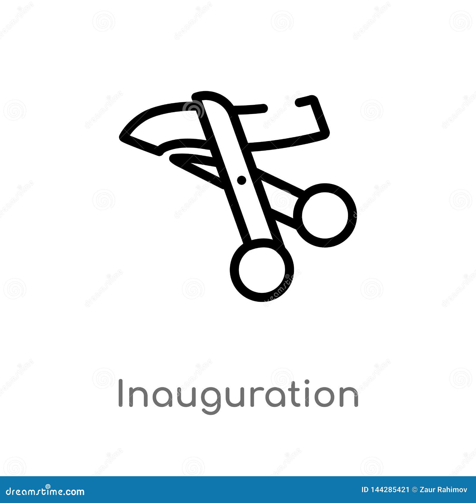 Inauguration Isolated Icon. Simple Element Illustration From General-1 ...