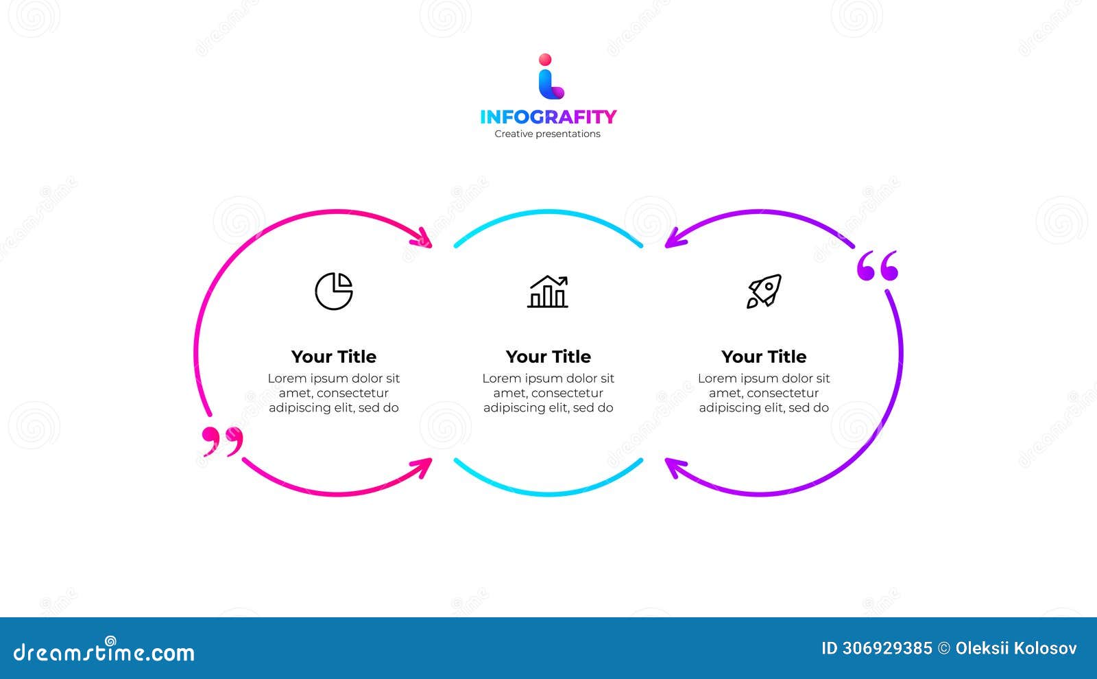 Outline Infographic Design Template. Quote Diagram with 3 Options or ... Outline Infographic Design Template. Quote Diagram with 3 Options or ...