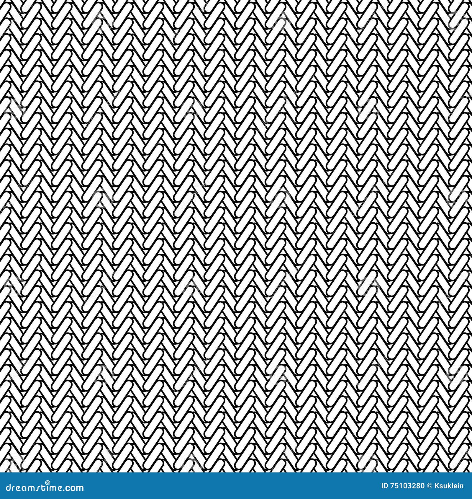 Outline Knitted Pattern, Vector Background Stock Vector - Illustration ...