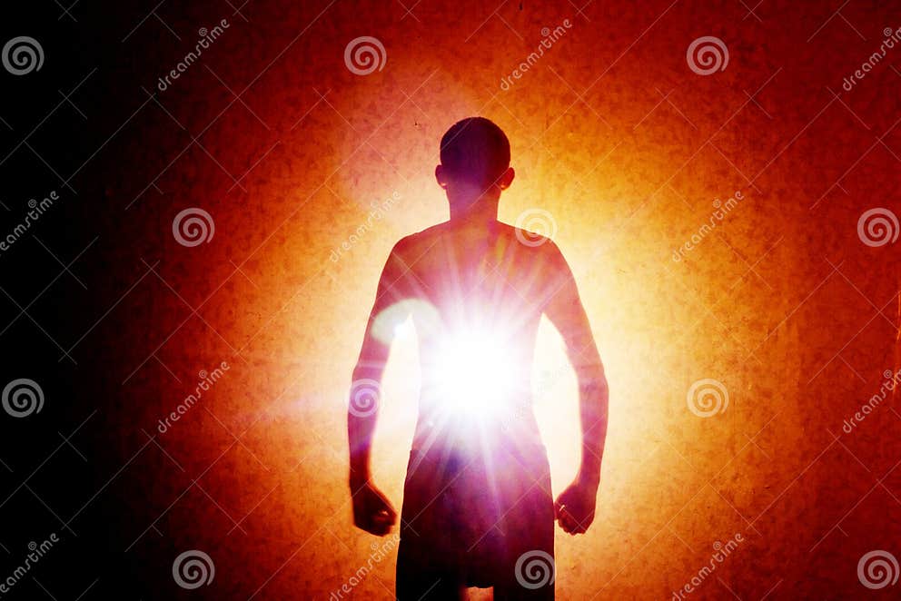 The outline of a man stock photo. Image of human, glare - 83768572