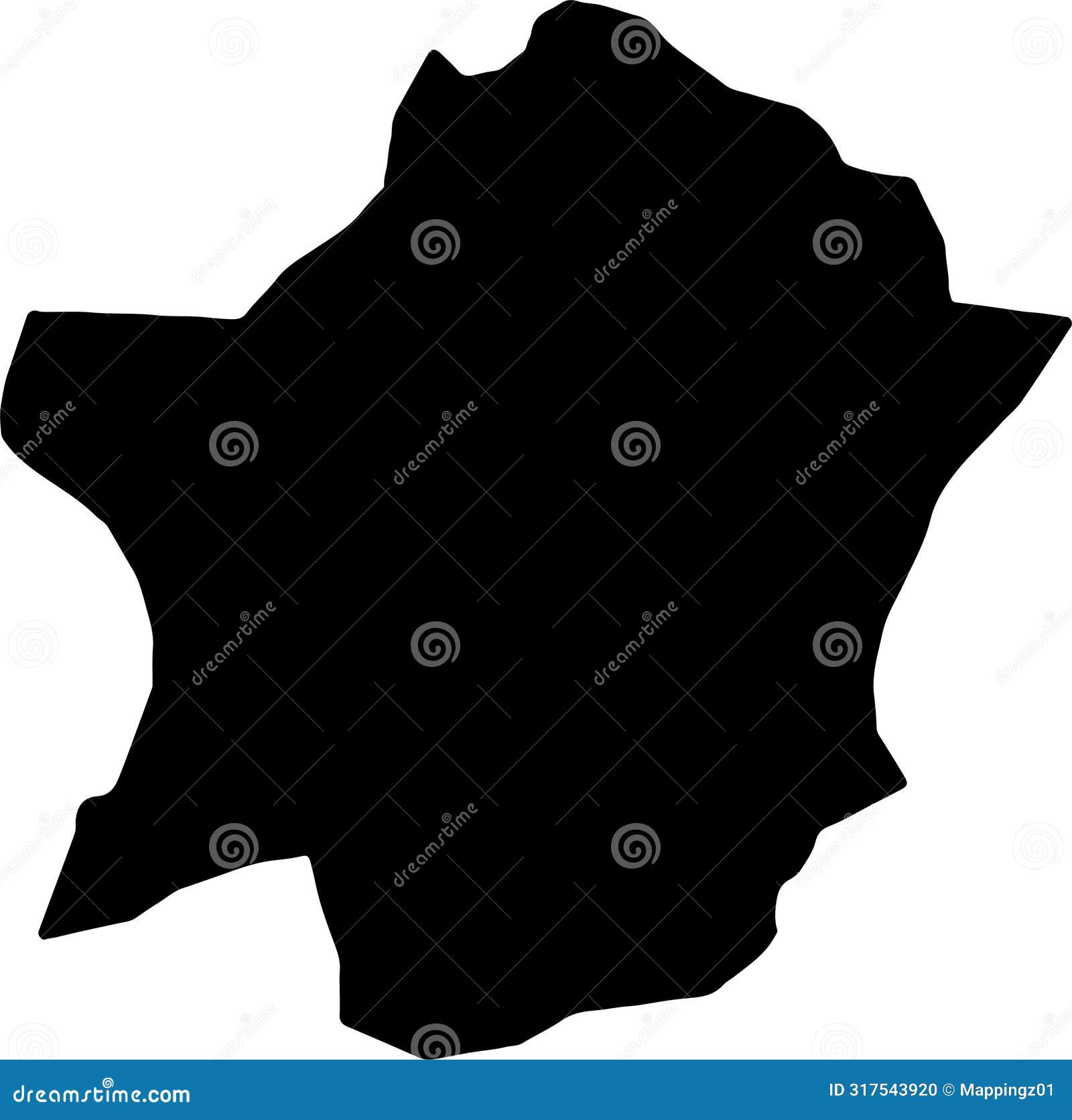 Arua Uganda Silhouette Map with Transparent Background Stock Vector ...