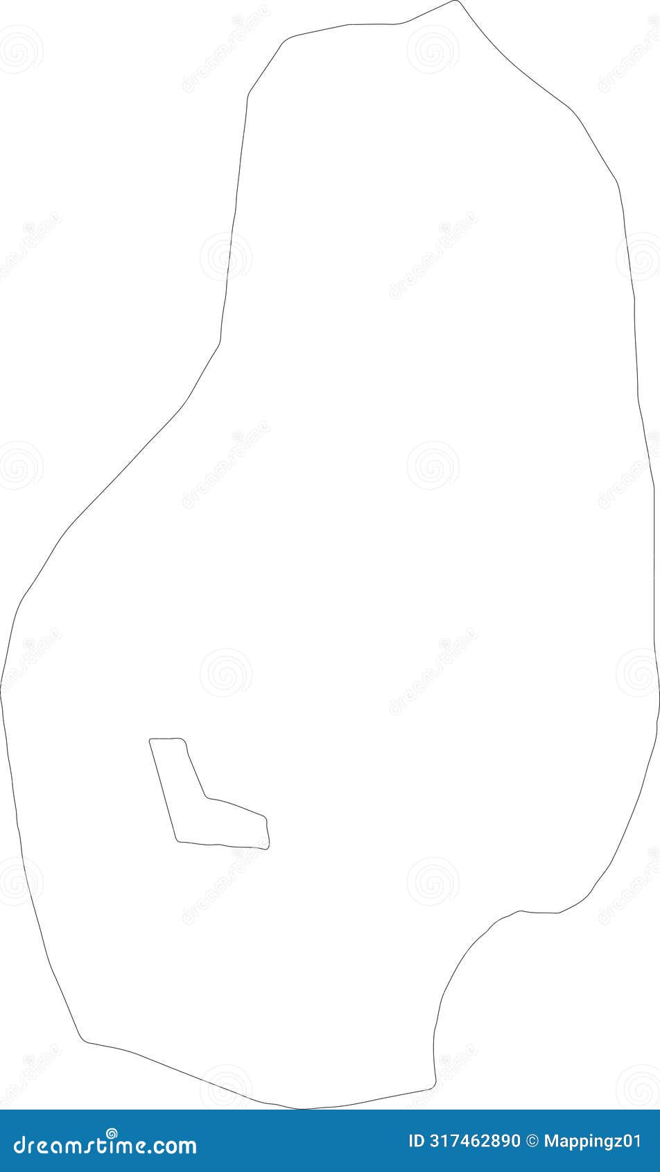 Benguet Philippines Outline Map Stock Vector - Illustration of ...