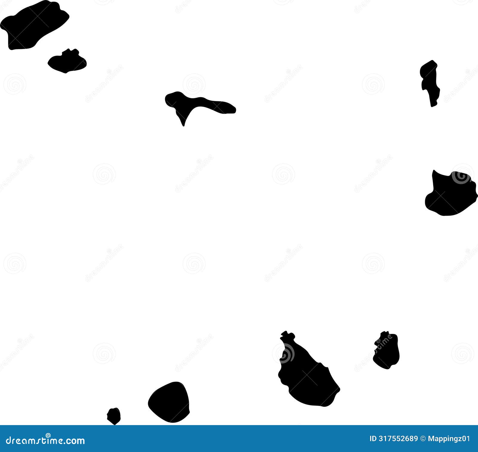 Cabo Verde Shape On Black. Sepia Royalty-Free Stock Image ...