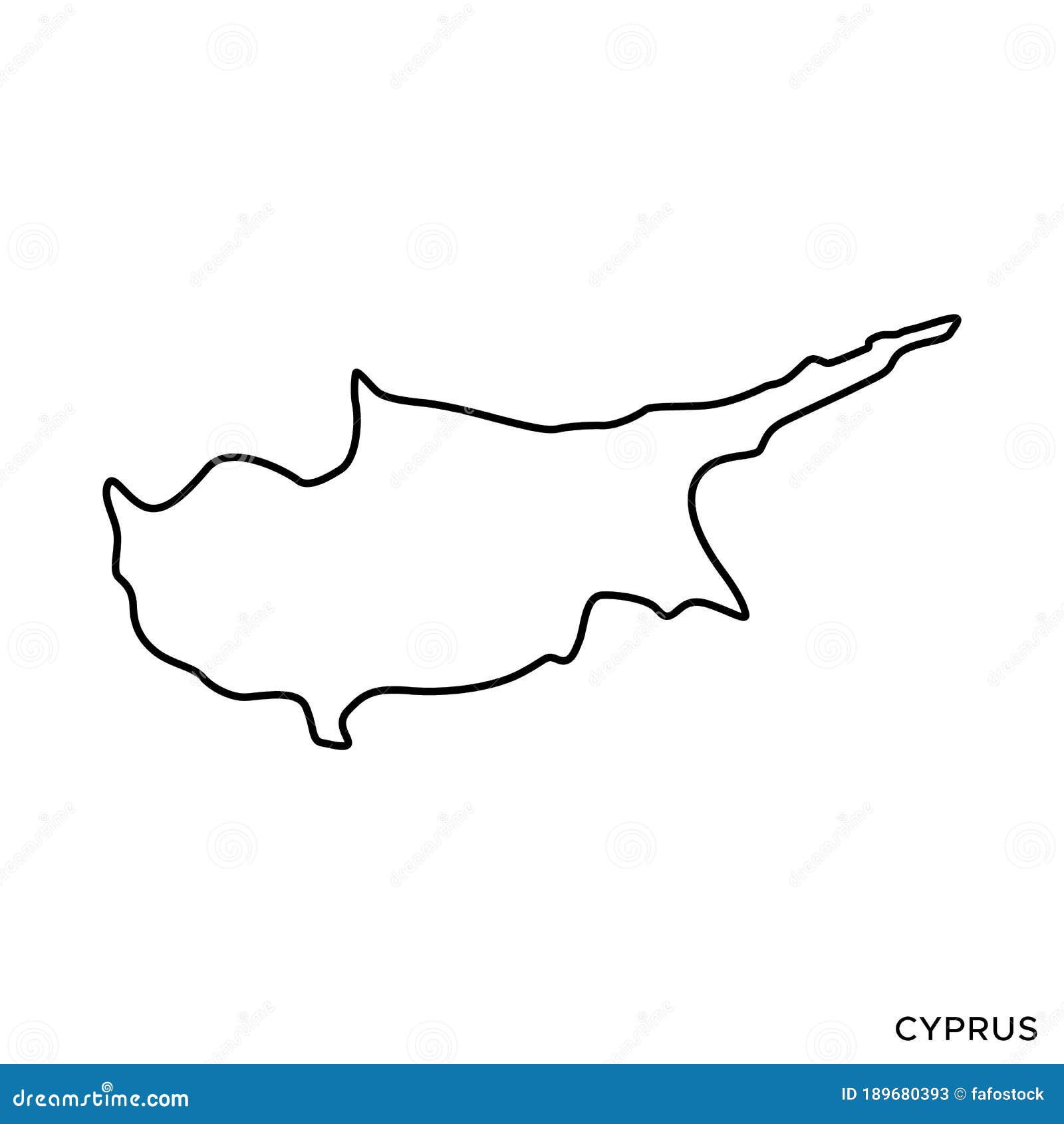 Outline Map of Cyprus Vector Design Template. Editable Stroke Stock ... Outline Map of Cyprus Vector Design Template. Editable Stroke Stock ...