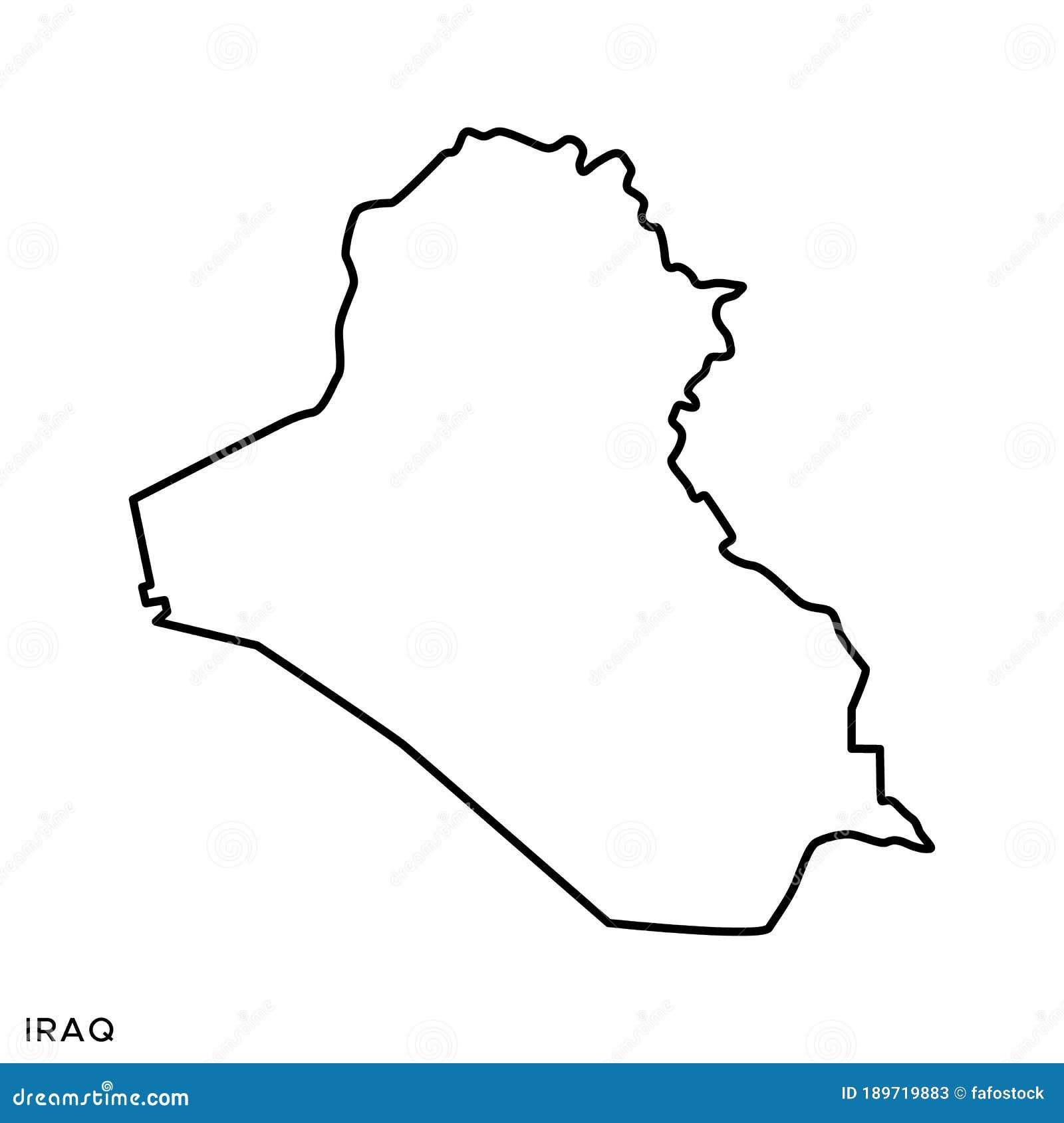 Iraq Vector Map, Flag, Borders, Mask , Capital, Area And Population ...