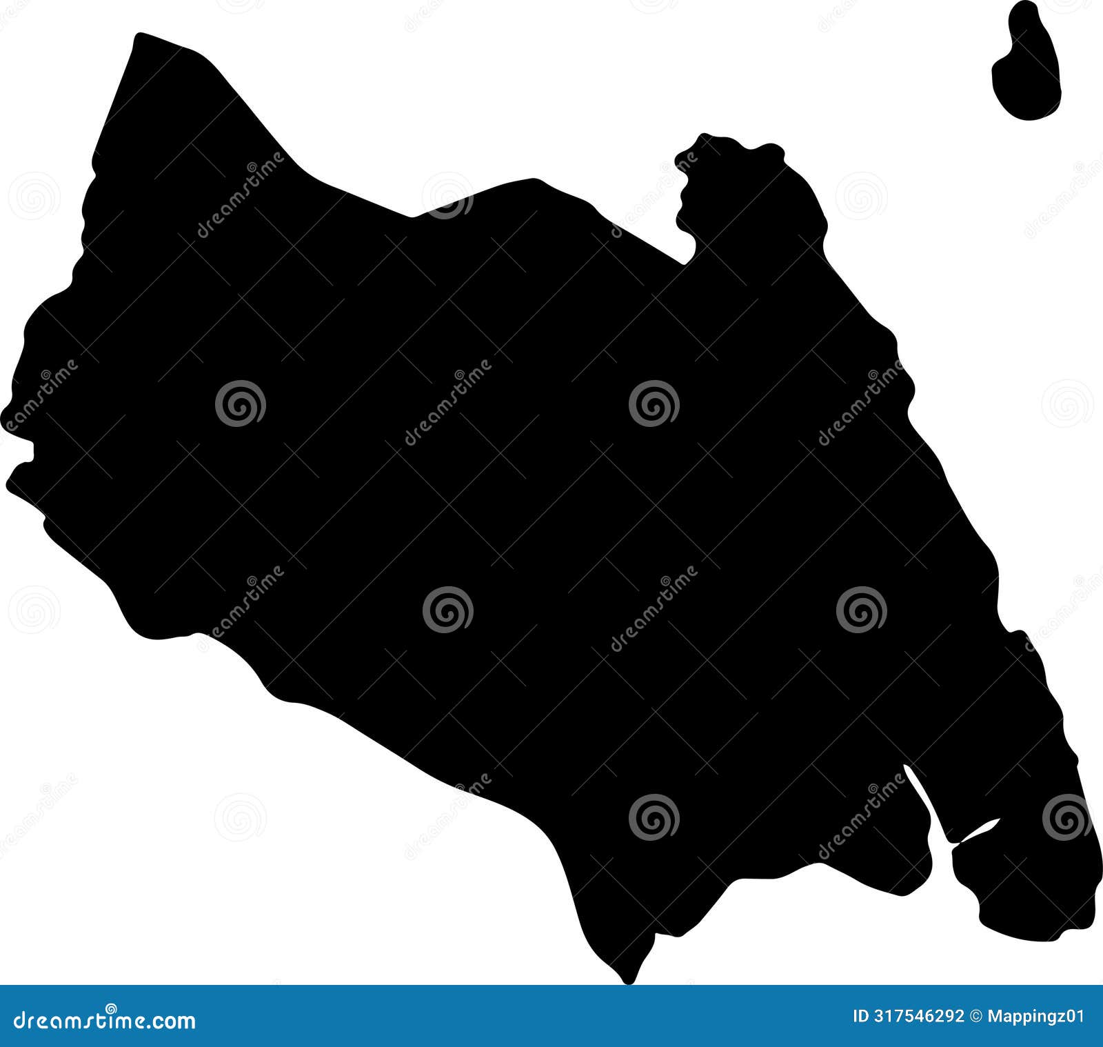 Johor Malaysia Silhouette Map with Transparent Background Stock Vector ...