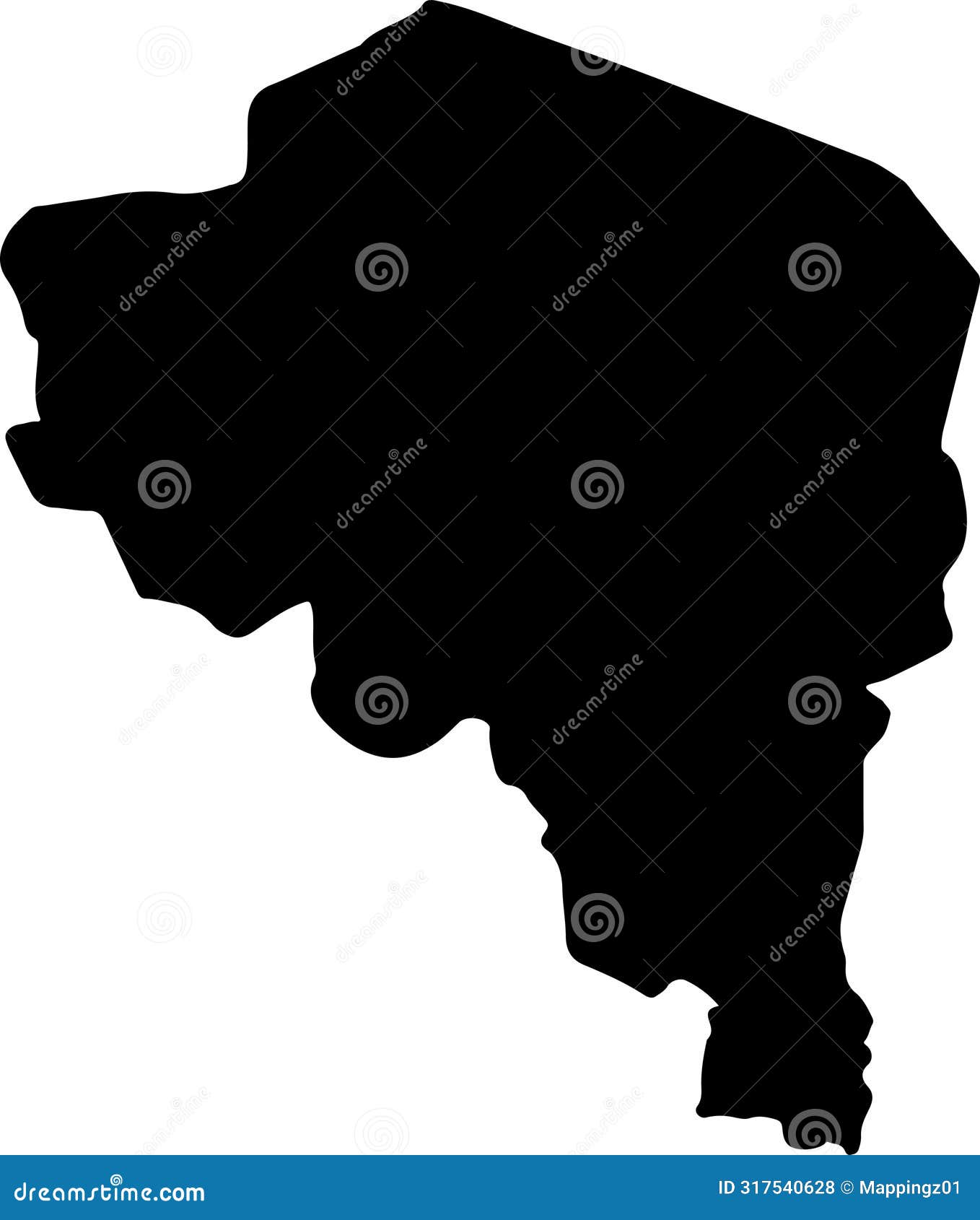Iran Silhouette Flag Map Vector Illustration | CartoonDealer.com #264968596