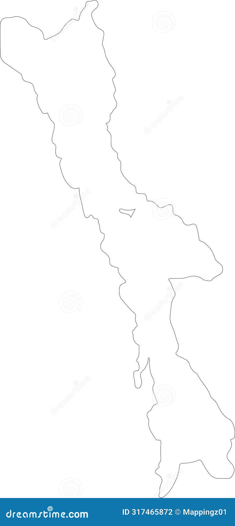Mon Myanmar outline map stock vector. Illustration of symbol - 317465872