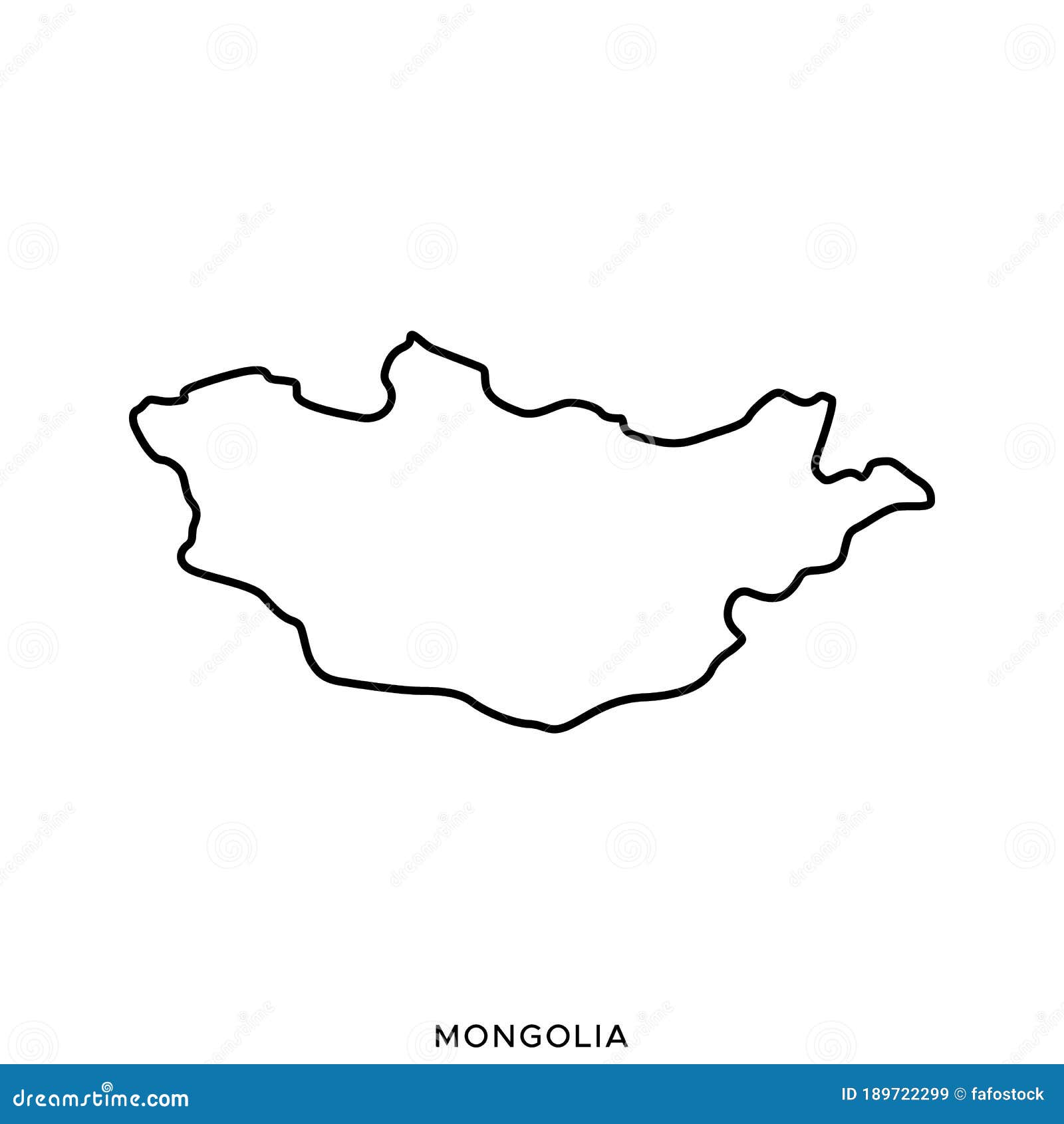 Mongolia Vector Map Sticker. | CartoonDealer.com #93707473