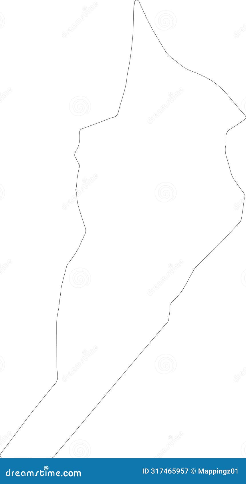 Mukono Uganda outline map stock vector. Illustration of area - 317465957