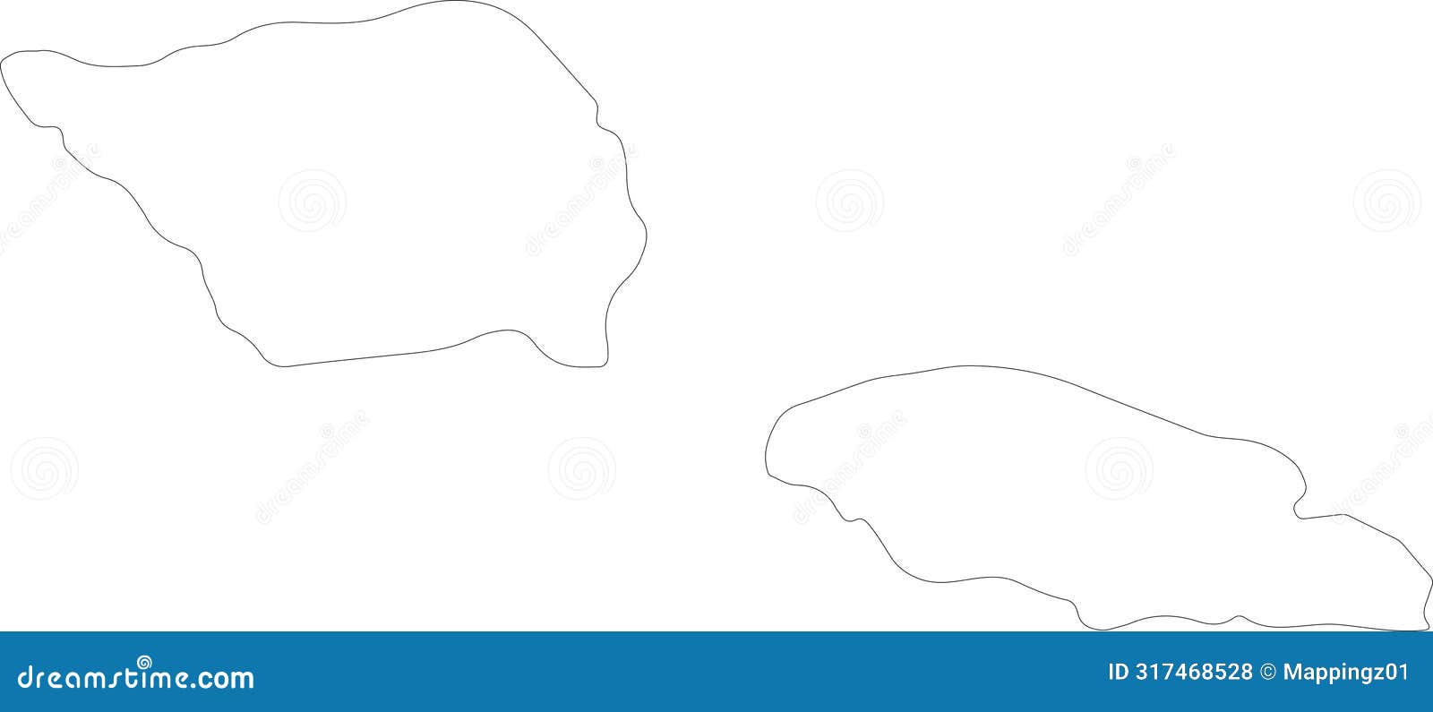 Samoa outline map stock illustration. Illustration of shape - 317468528