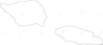 Samoa outline map stock vector. Illustration of shape - 317468528