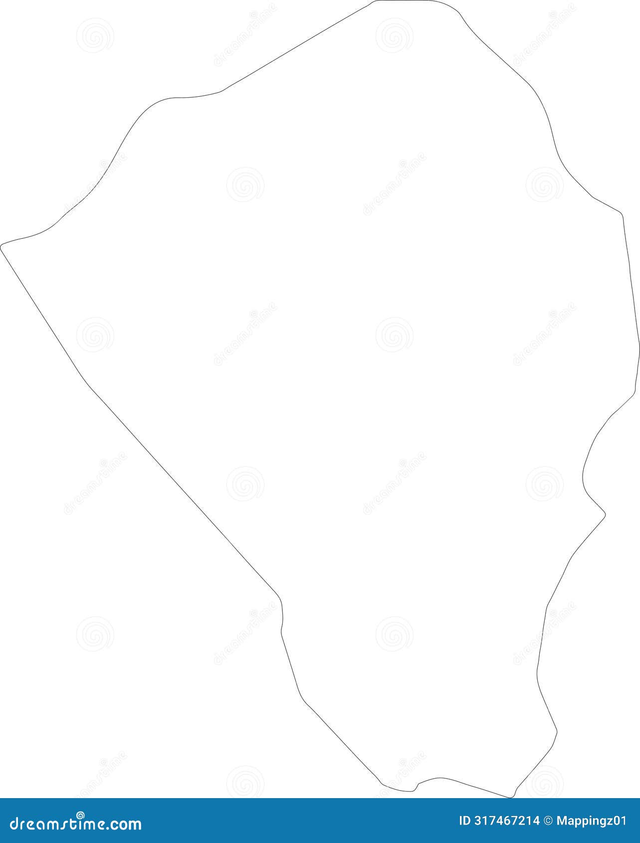 Thyolo Malawi outline map stock vector. Illustration of simple - 317467214