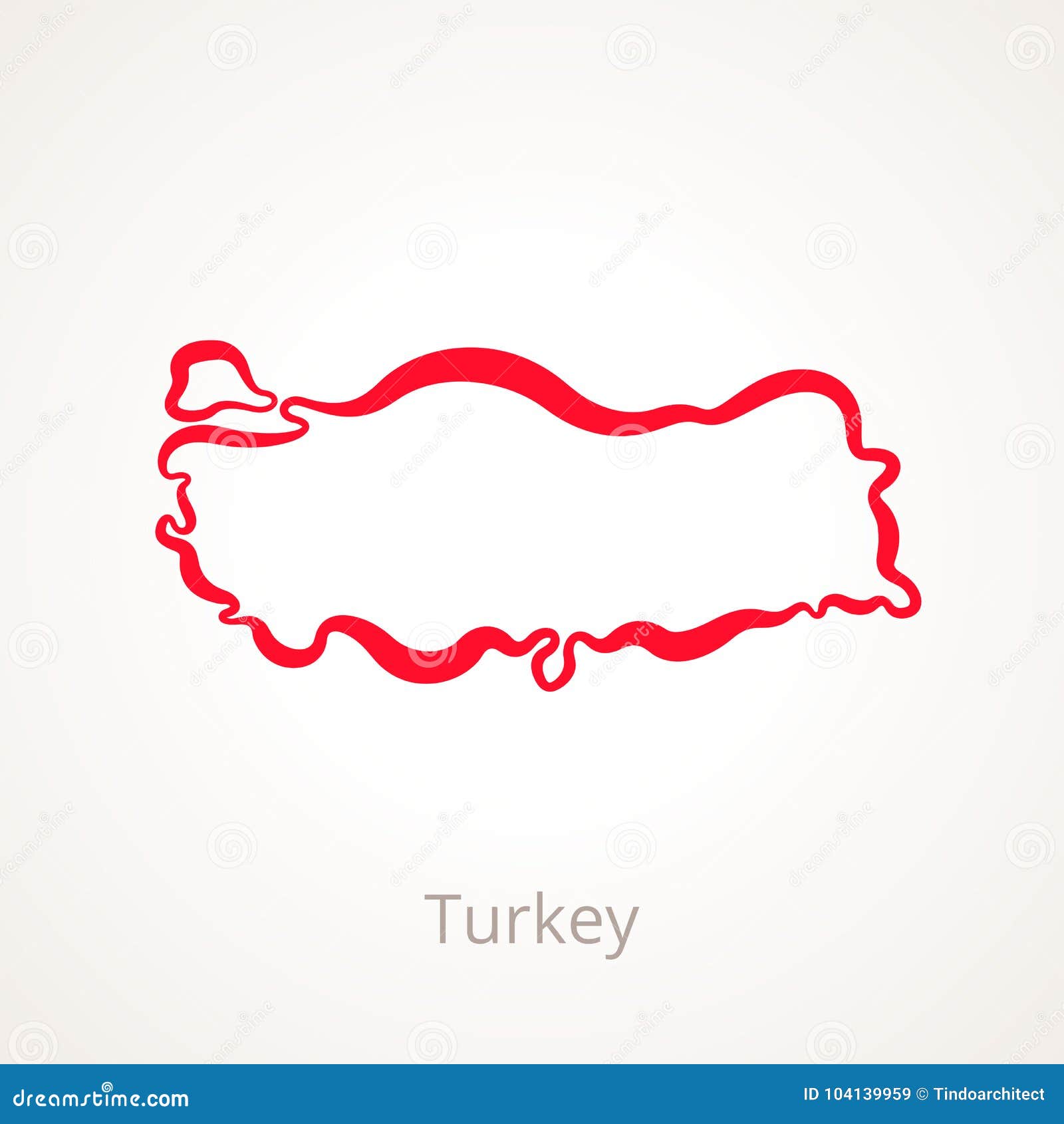 Turkey Outline Map