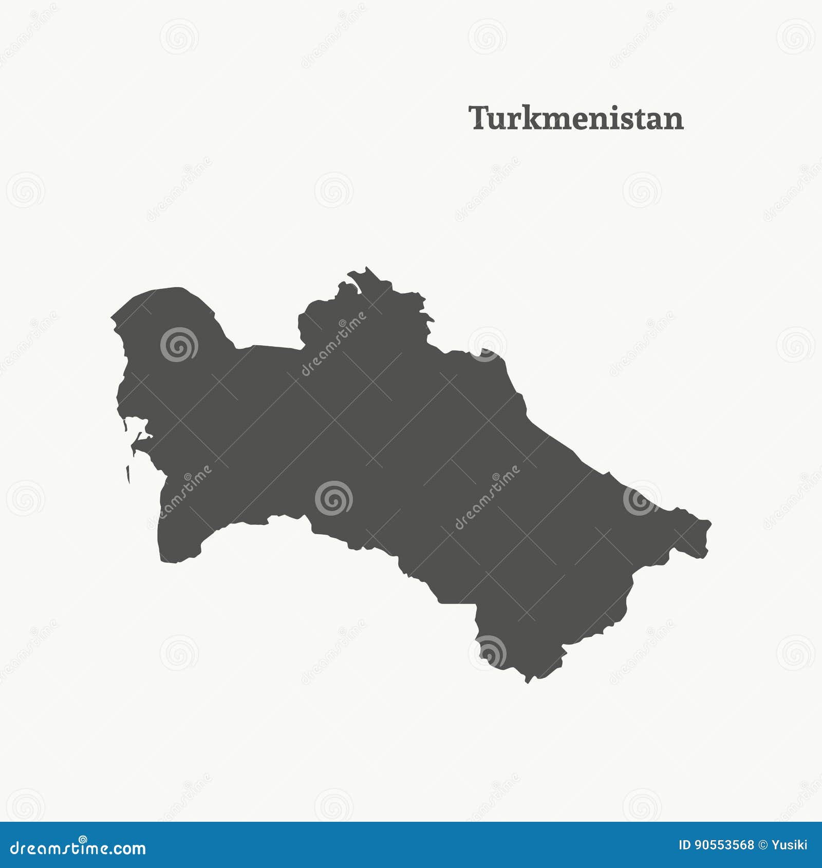 outline map of turkmenistan. . Coloso